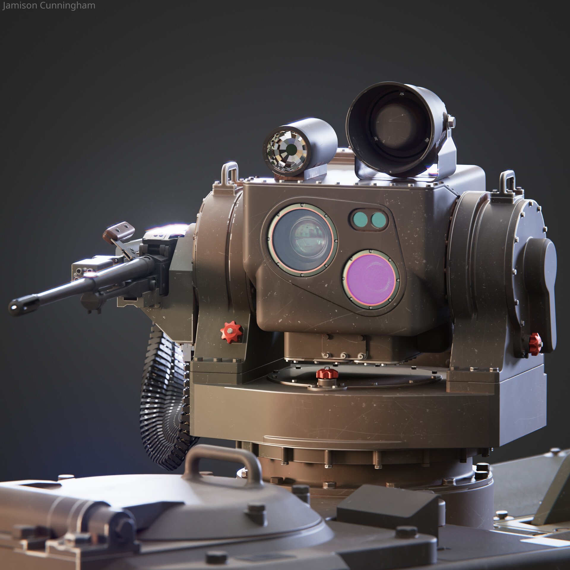 Jamison Cunningham - T22 Cataphract Tank - Studio Renders