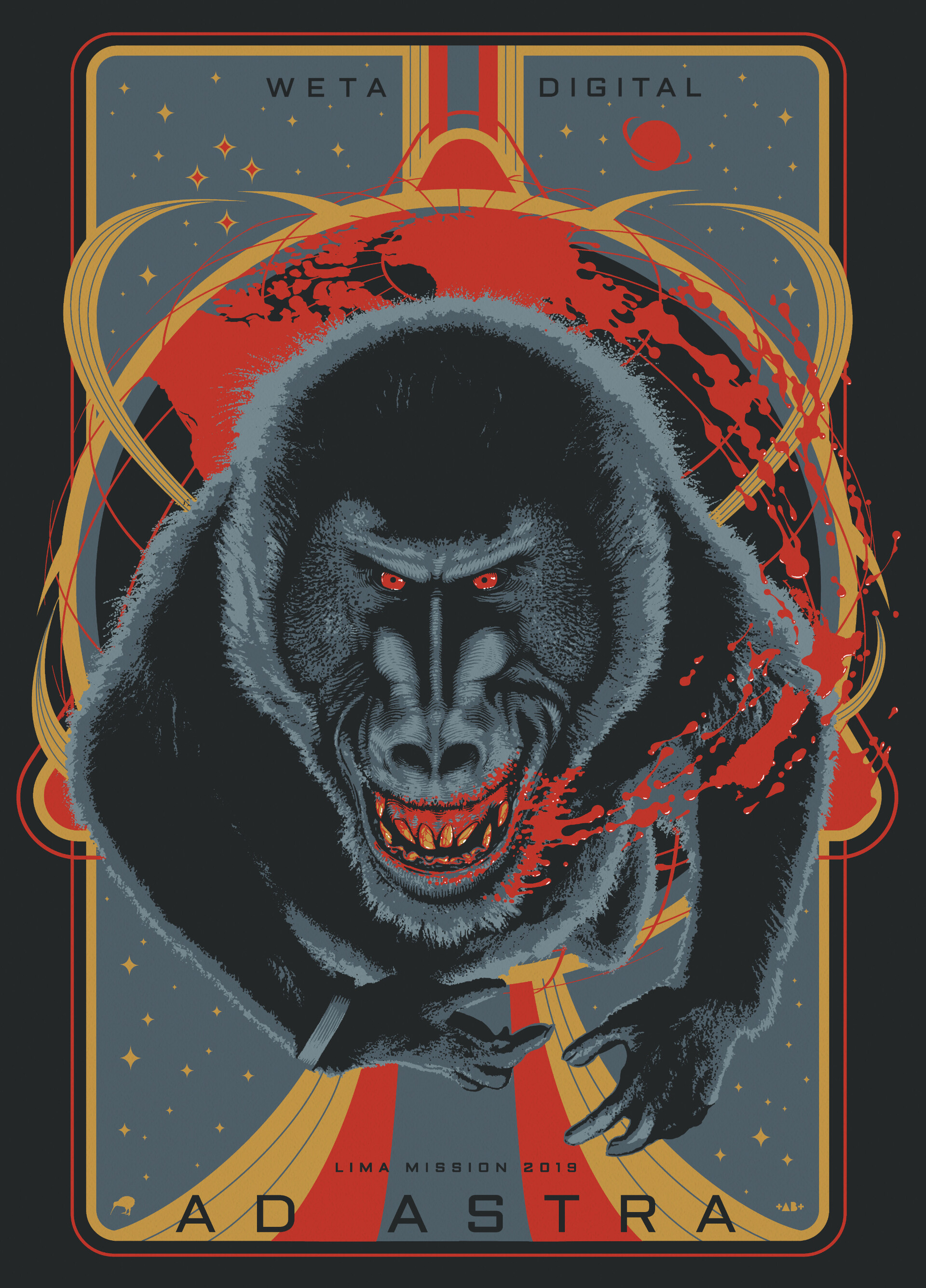 Aaron Black - Ad Astra Poster