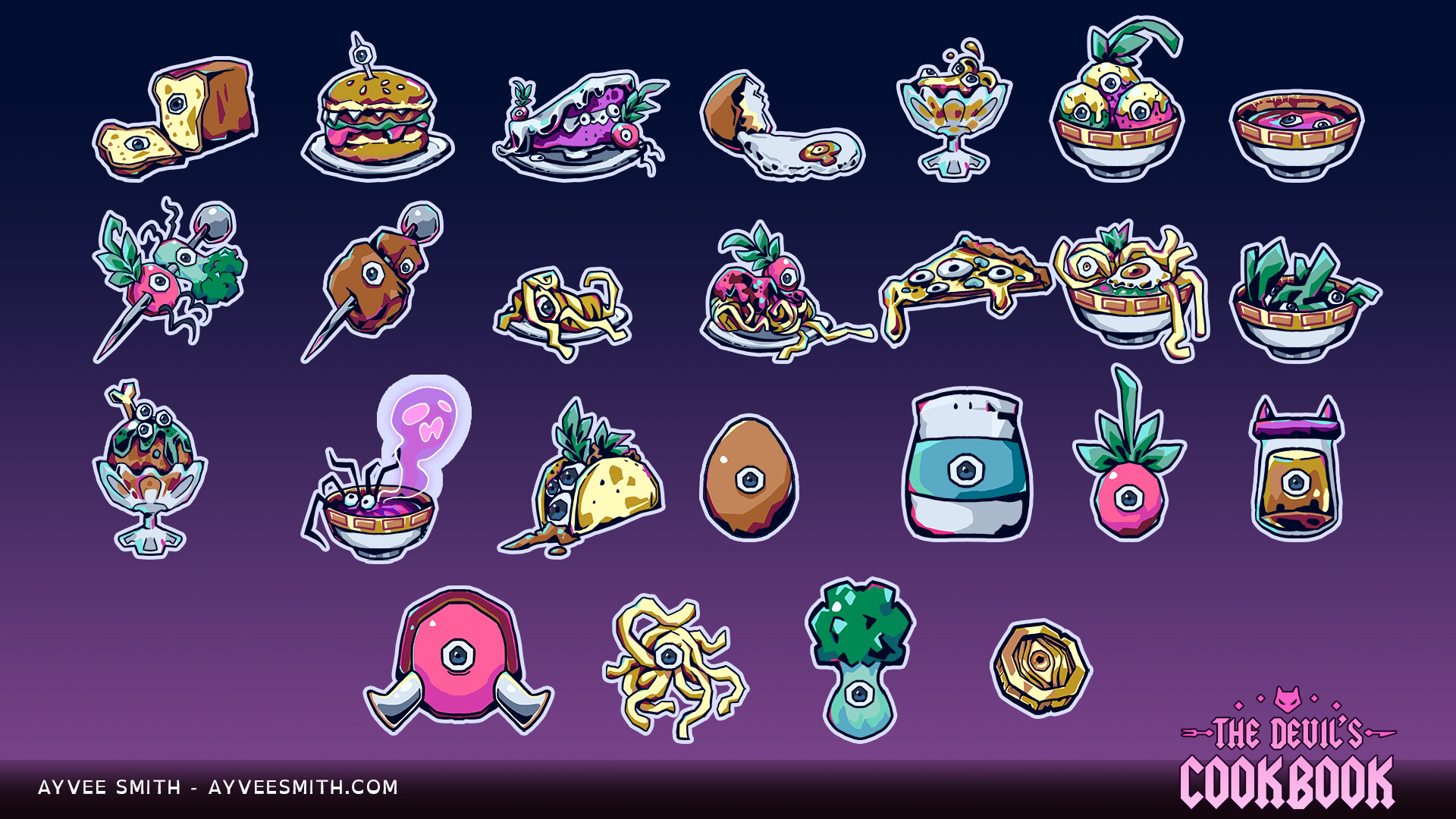 Ayvee Smith - THE DEVIL'S COOKBOOK - ICONS