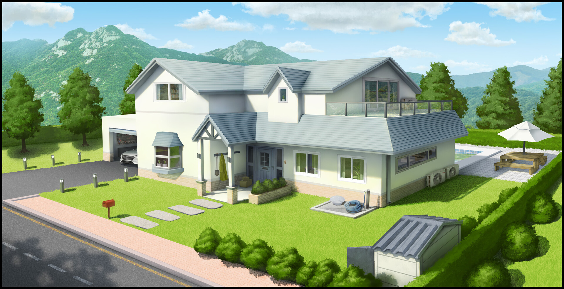 ArtStation - Exterior rendering study