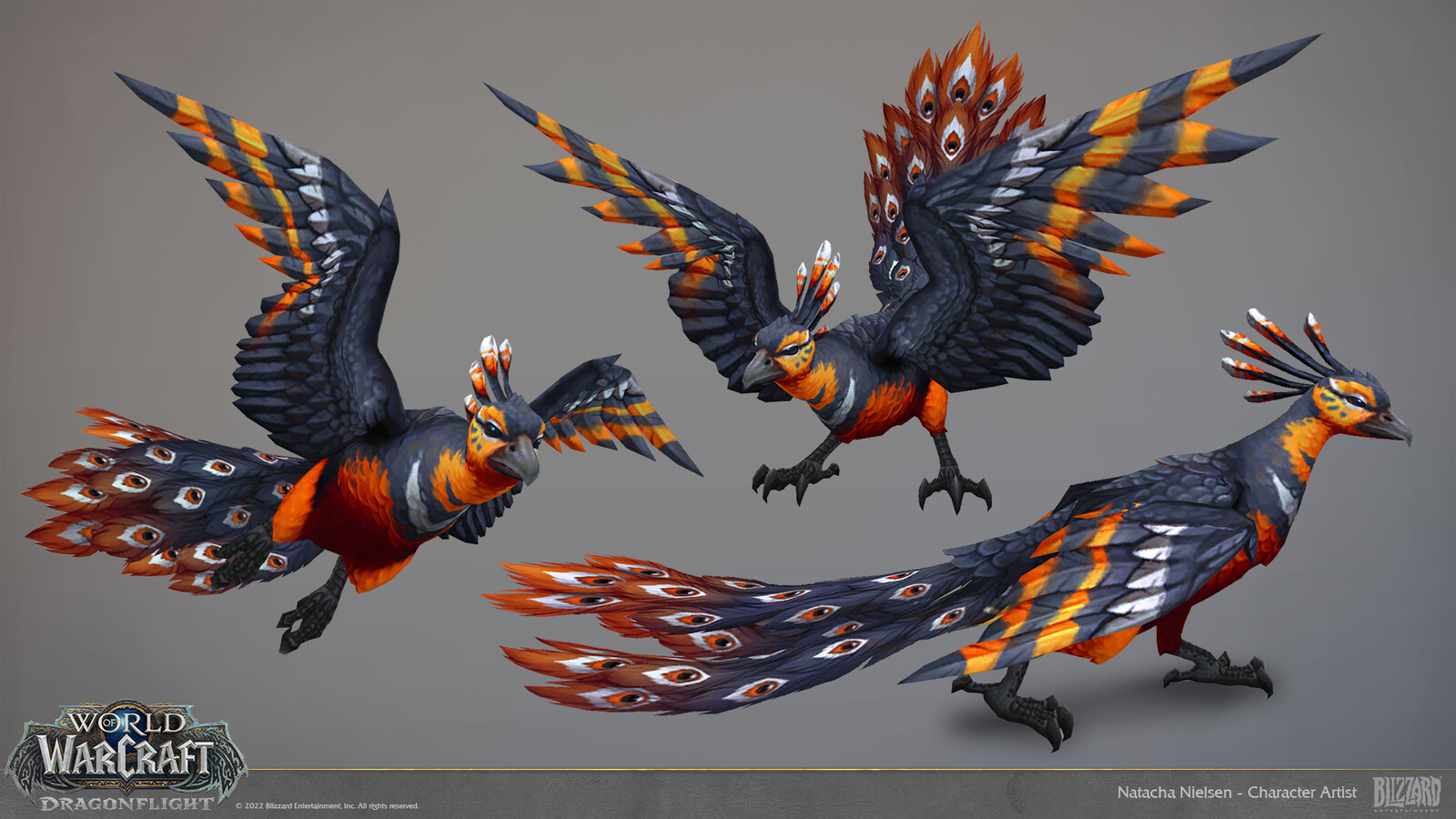 Natacha Nielsen - World of Warcraft Dragonflight - Peacocks