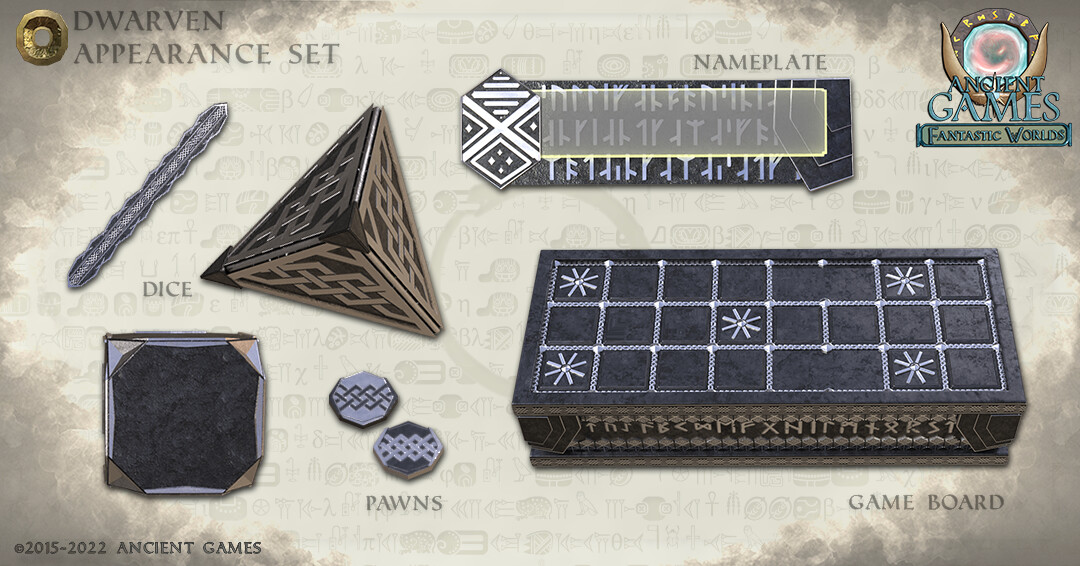 ArtStation - Ancient Games - Dwarven Set