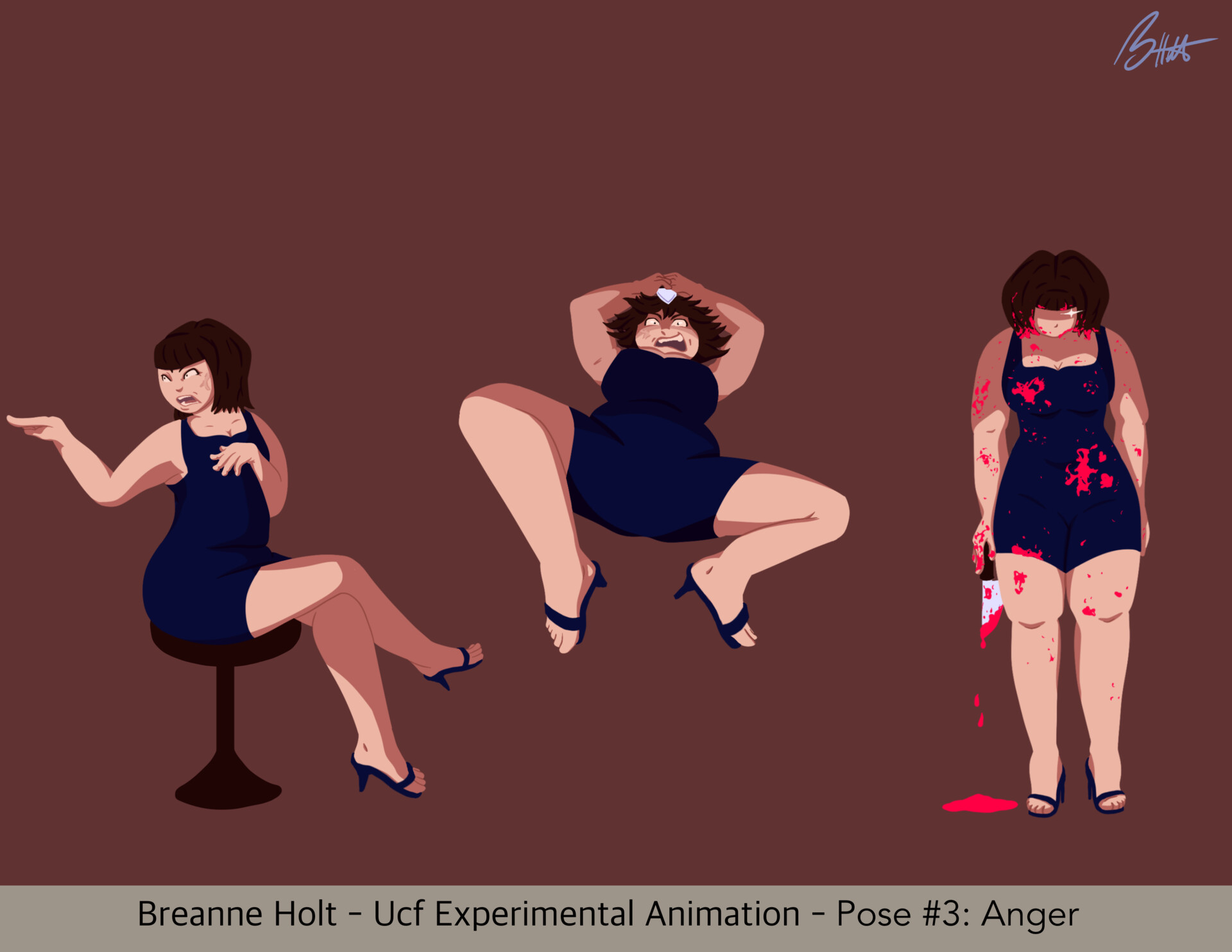 ArtStation - Emotion Poses Practice