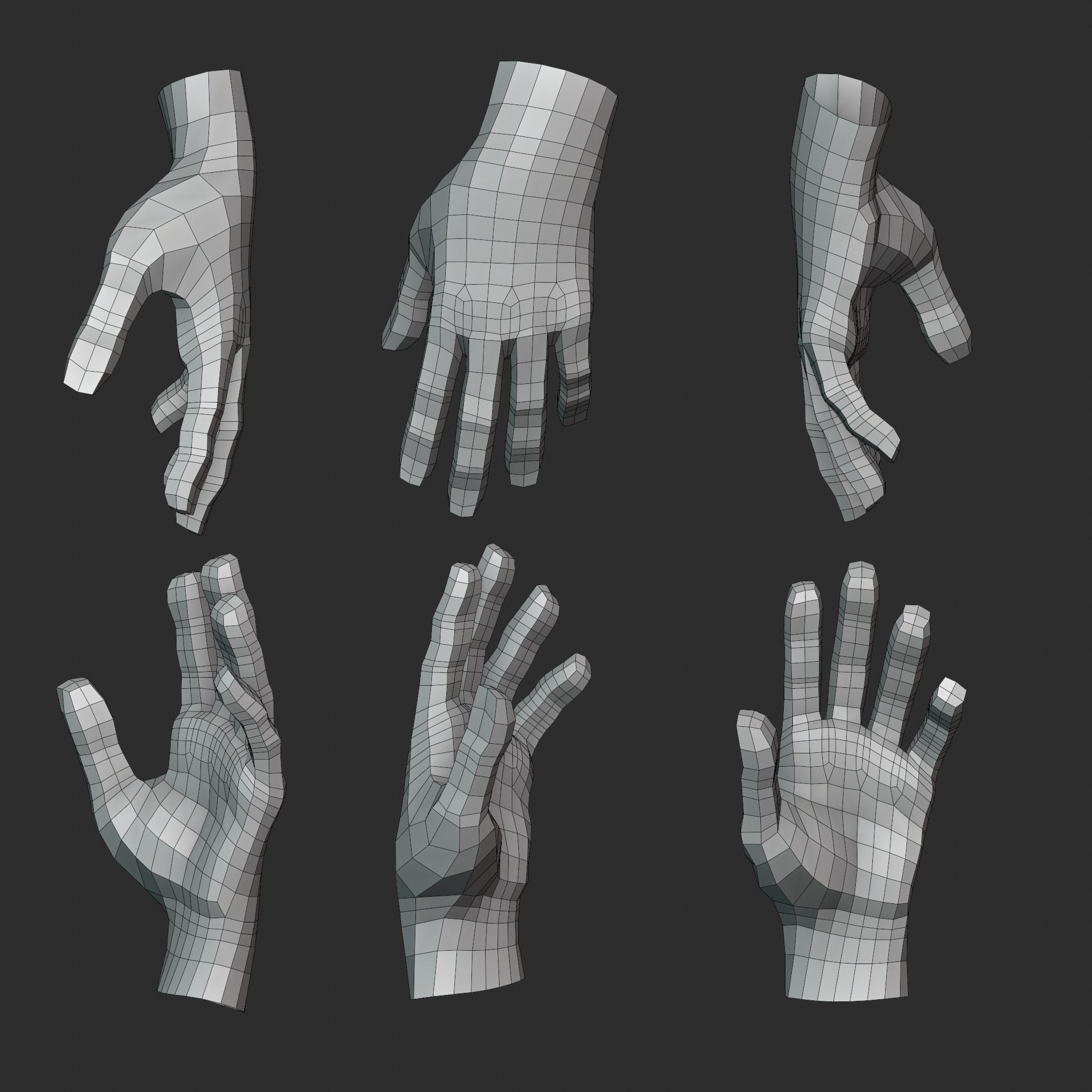 George Zaky - Stylized Lowpoly Female Basemesh