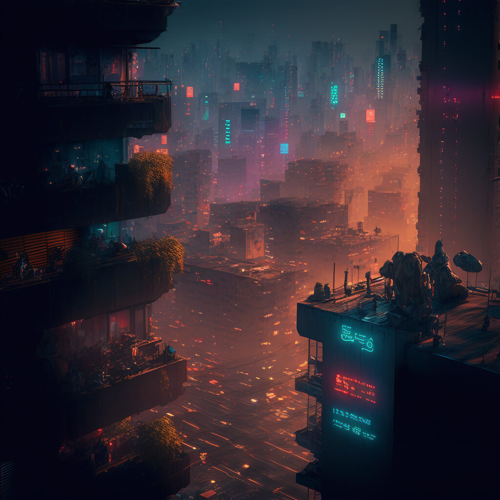 ArtStation - Cyberpunk city