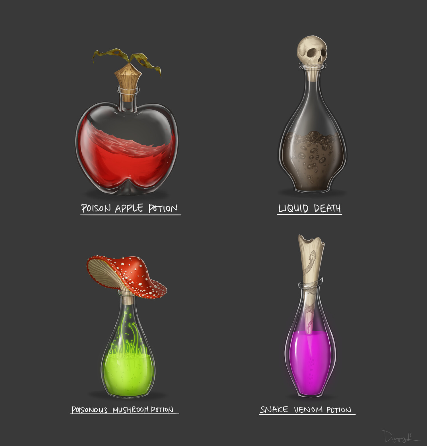 ArtStation - Some Potions