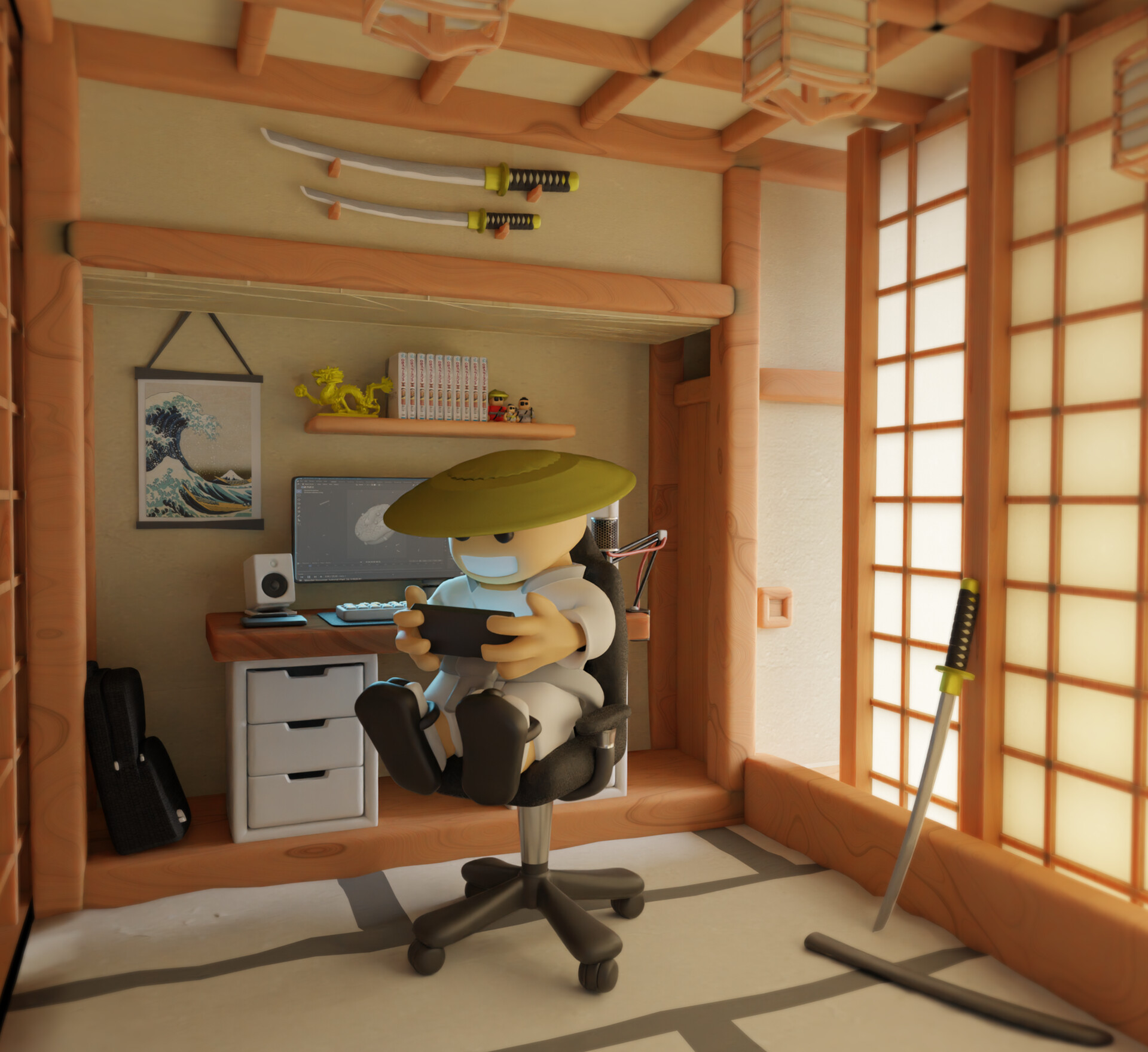 ArtStation - Gen Z Samurai