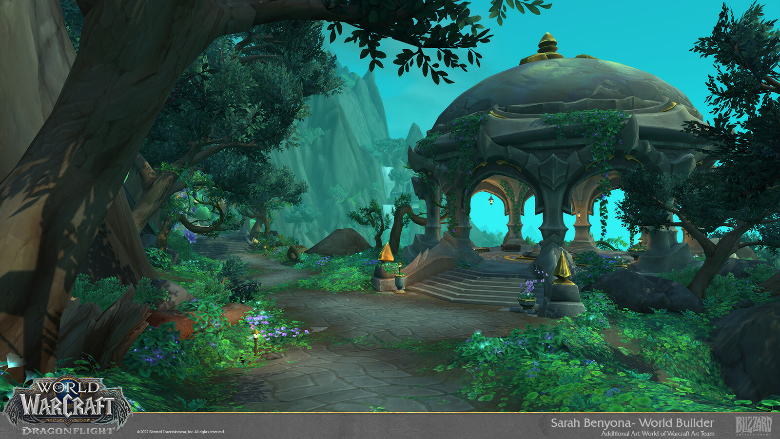 Sarah Benyona - World of Warcraft: Dragonflight-Emerald Gardens
