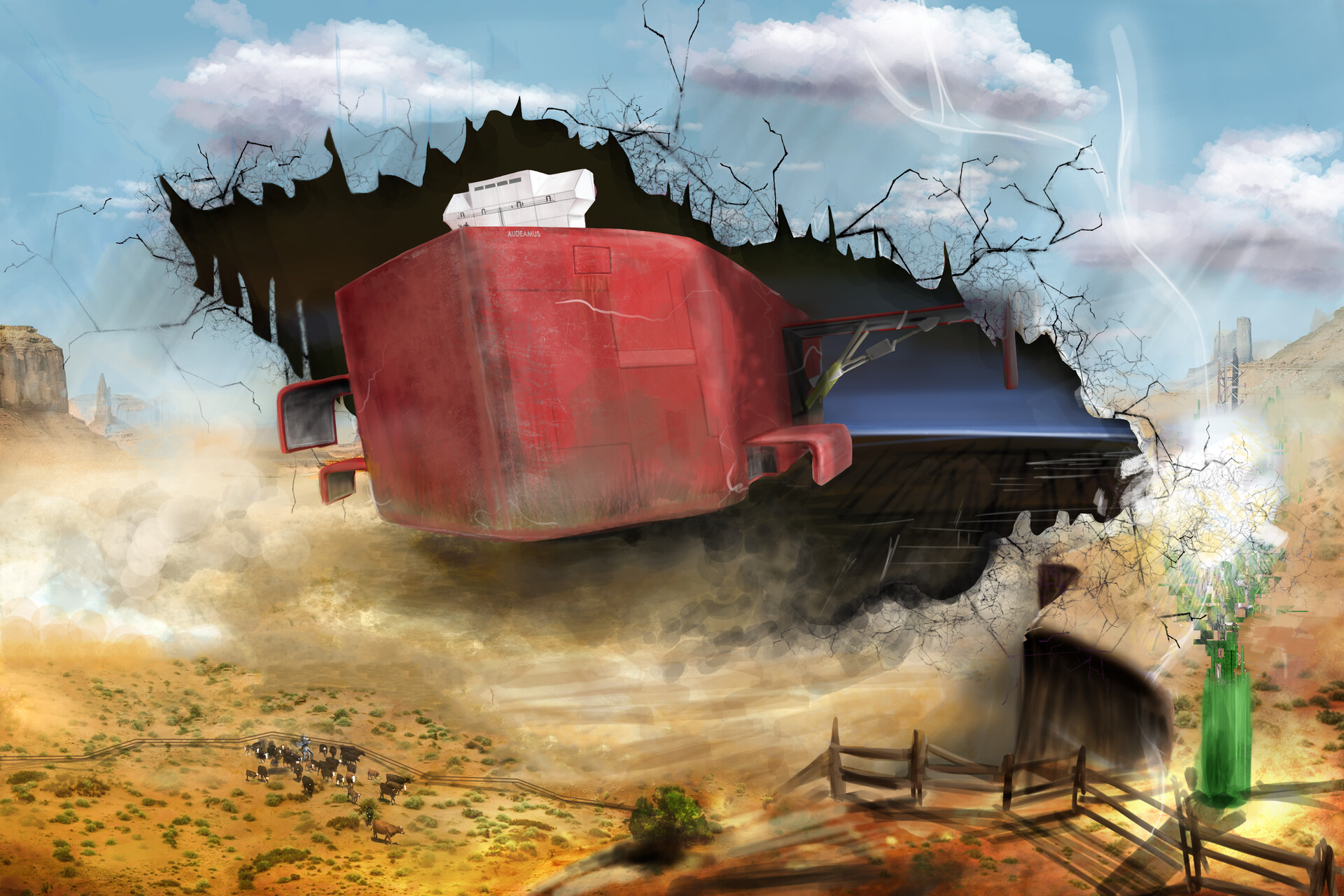 ArtStation - Desert Portal - Surprise Encounter