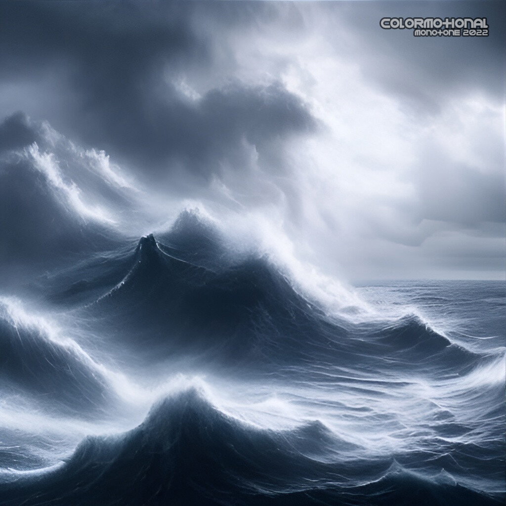 ColorMotional - Nightcafe - Ocean Storm Series