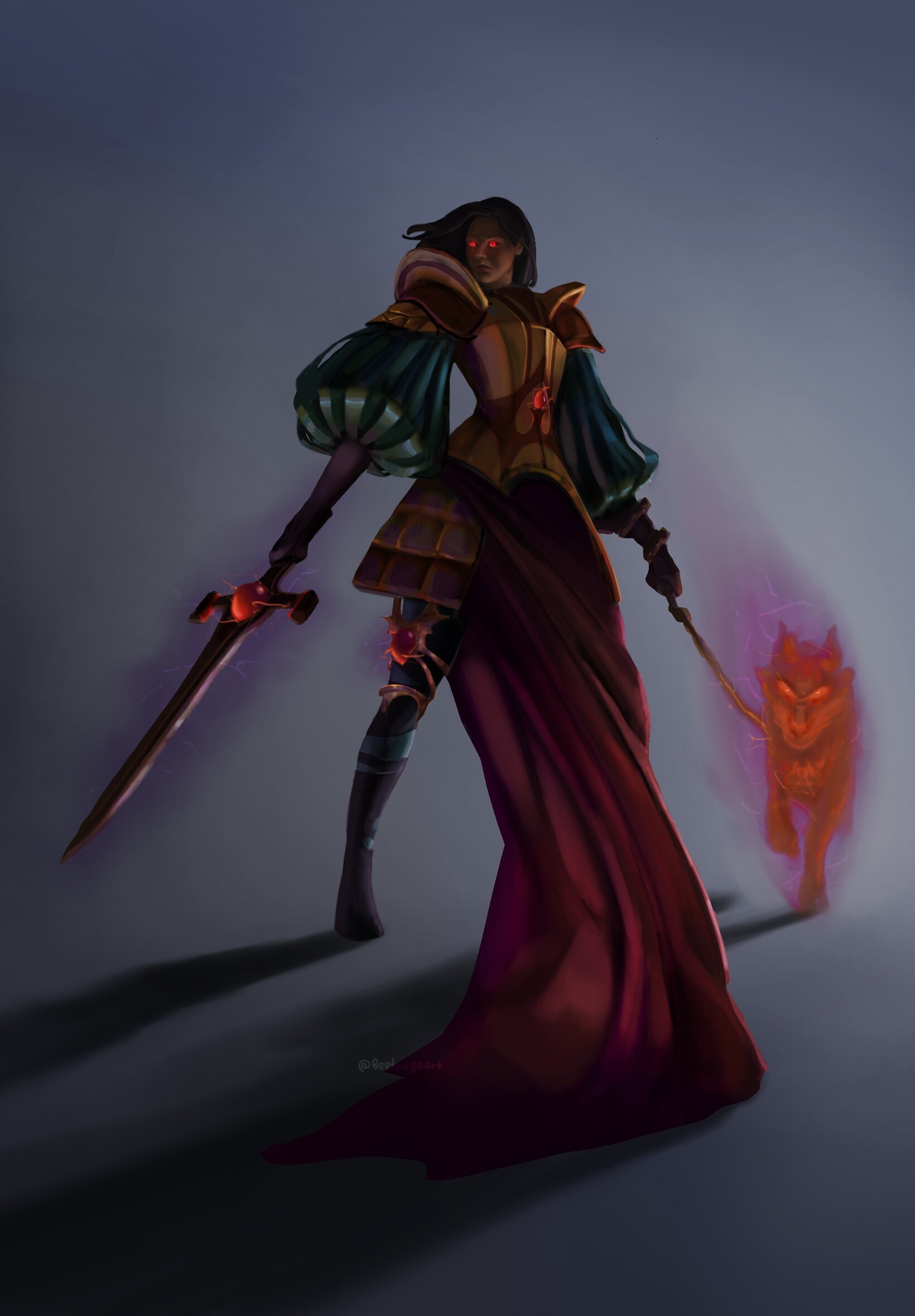 ArtStation - The tamer of evil