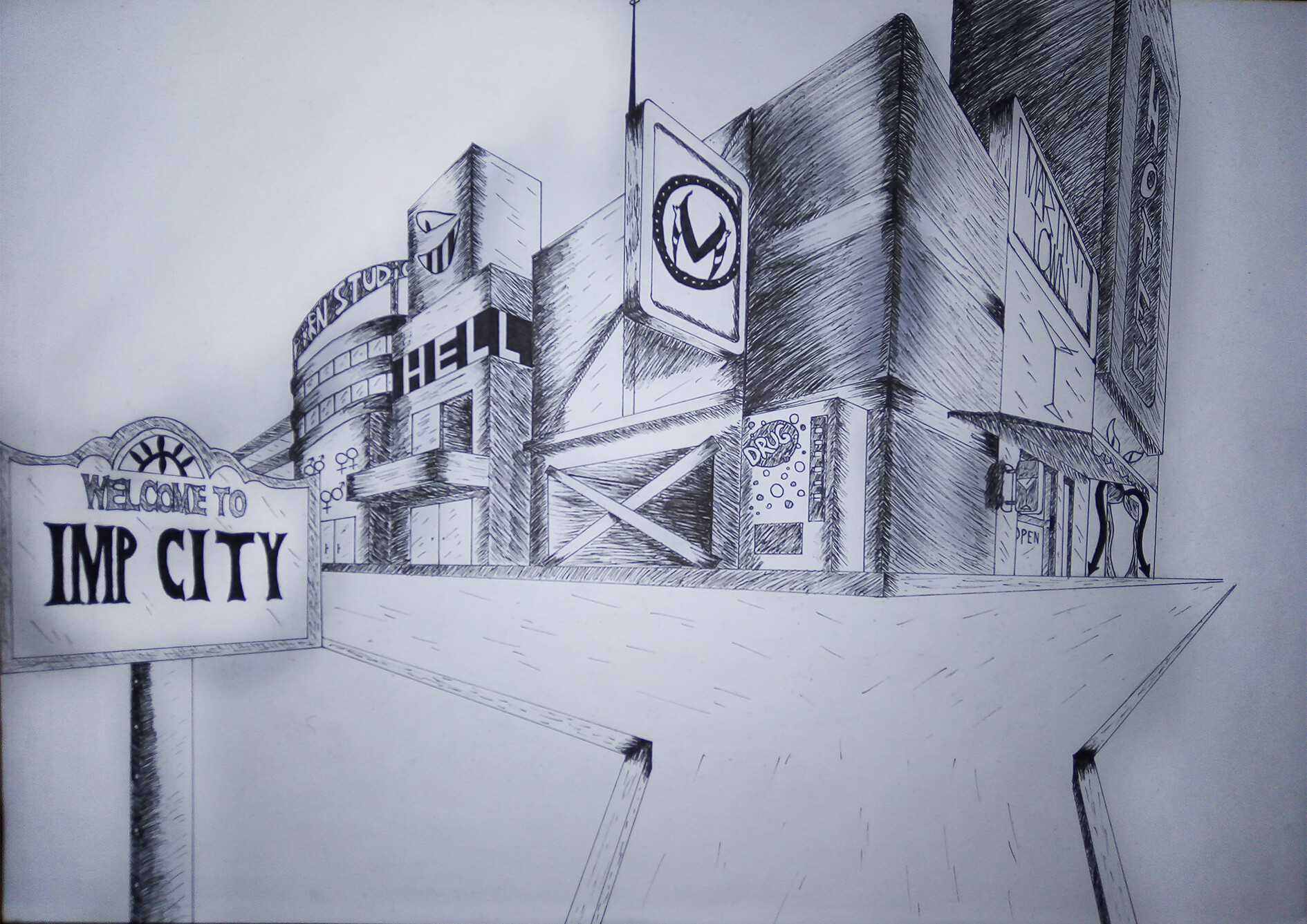 ArtStation - Hazbin/ Helluva city