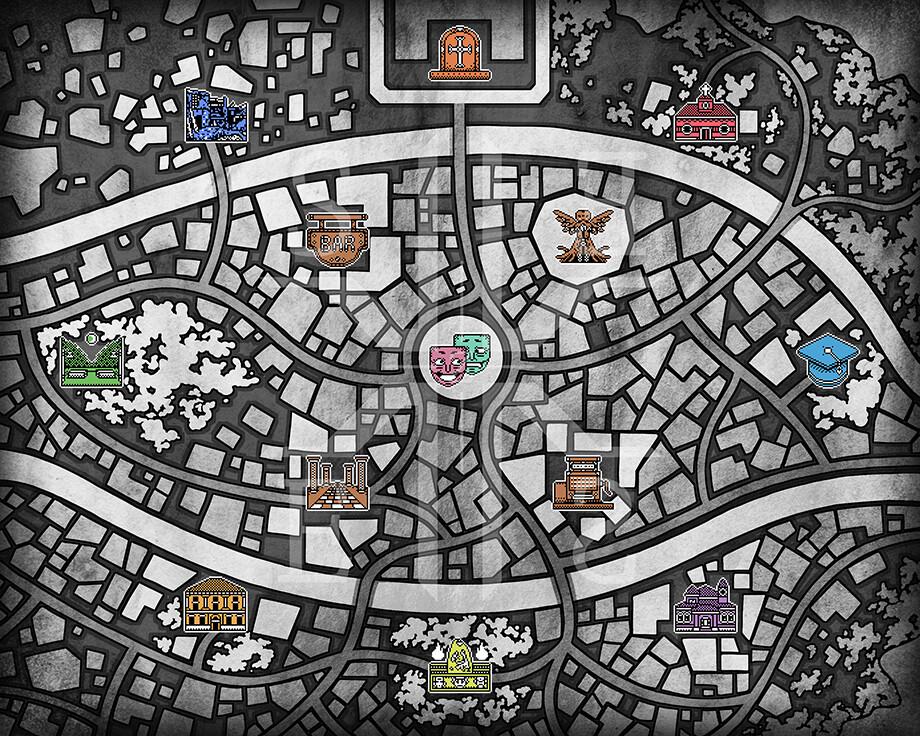 ArtStation - Gris - World Map