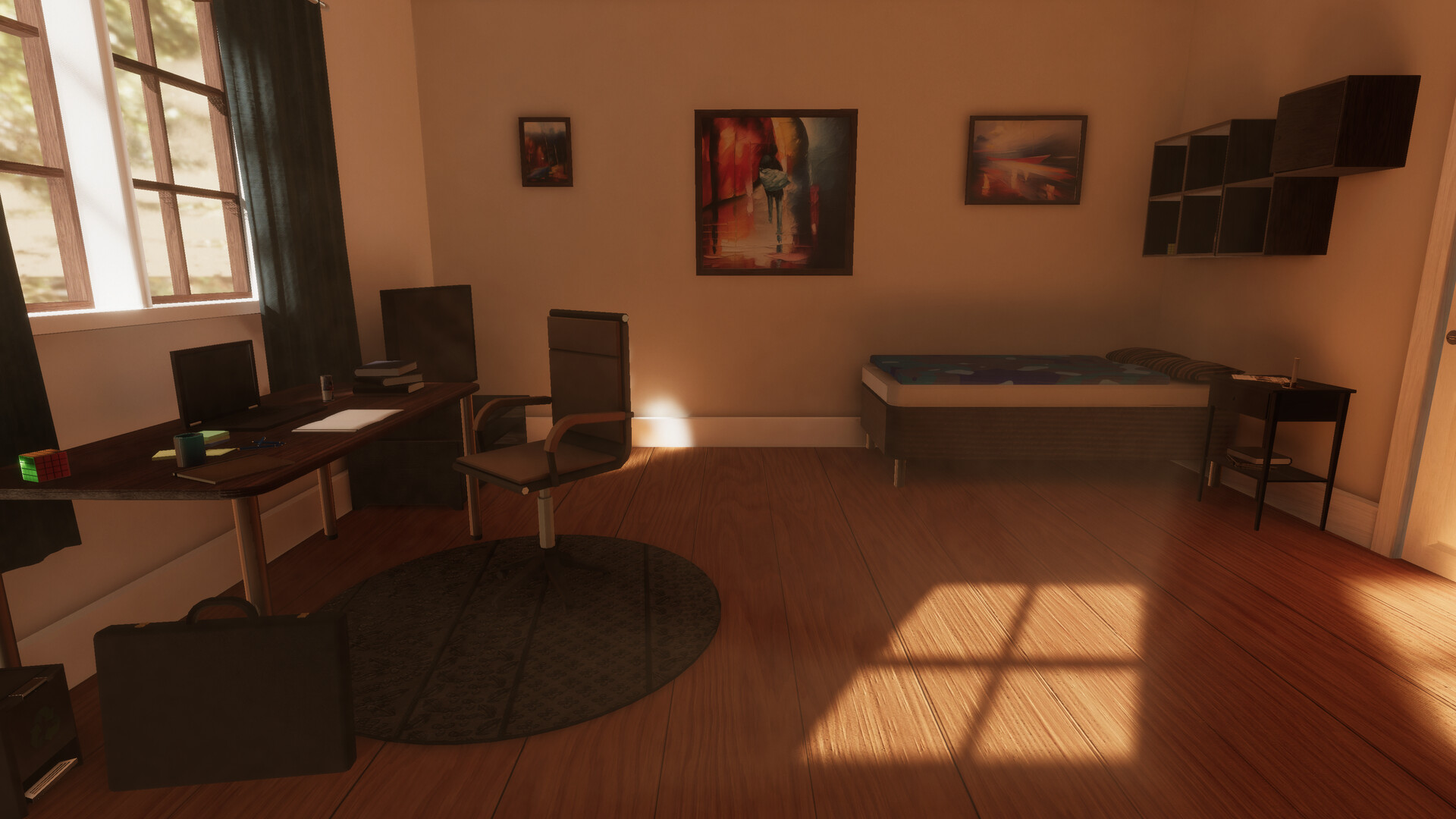 ArtStation - Modern & Realistic bedroom