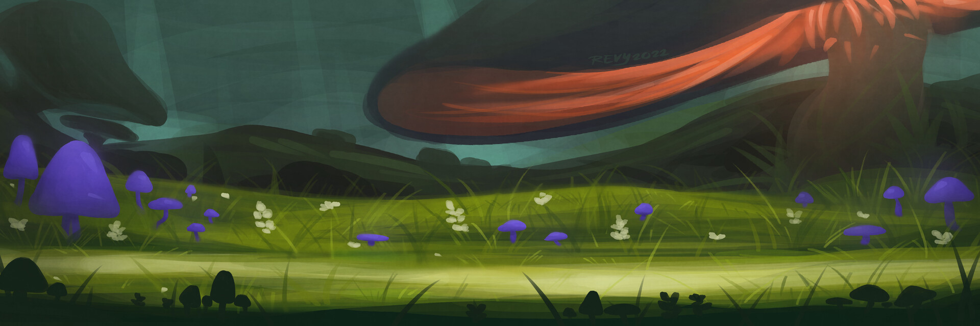 ArtStation - Mushroom Background