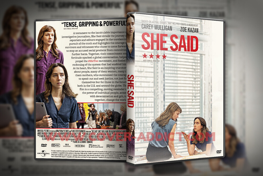 ArtStation - She Said (2022) DVD Cover