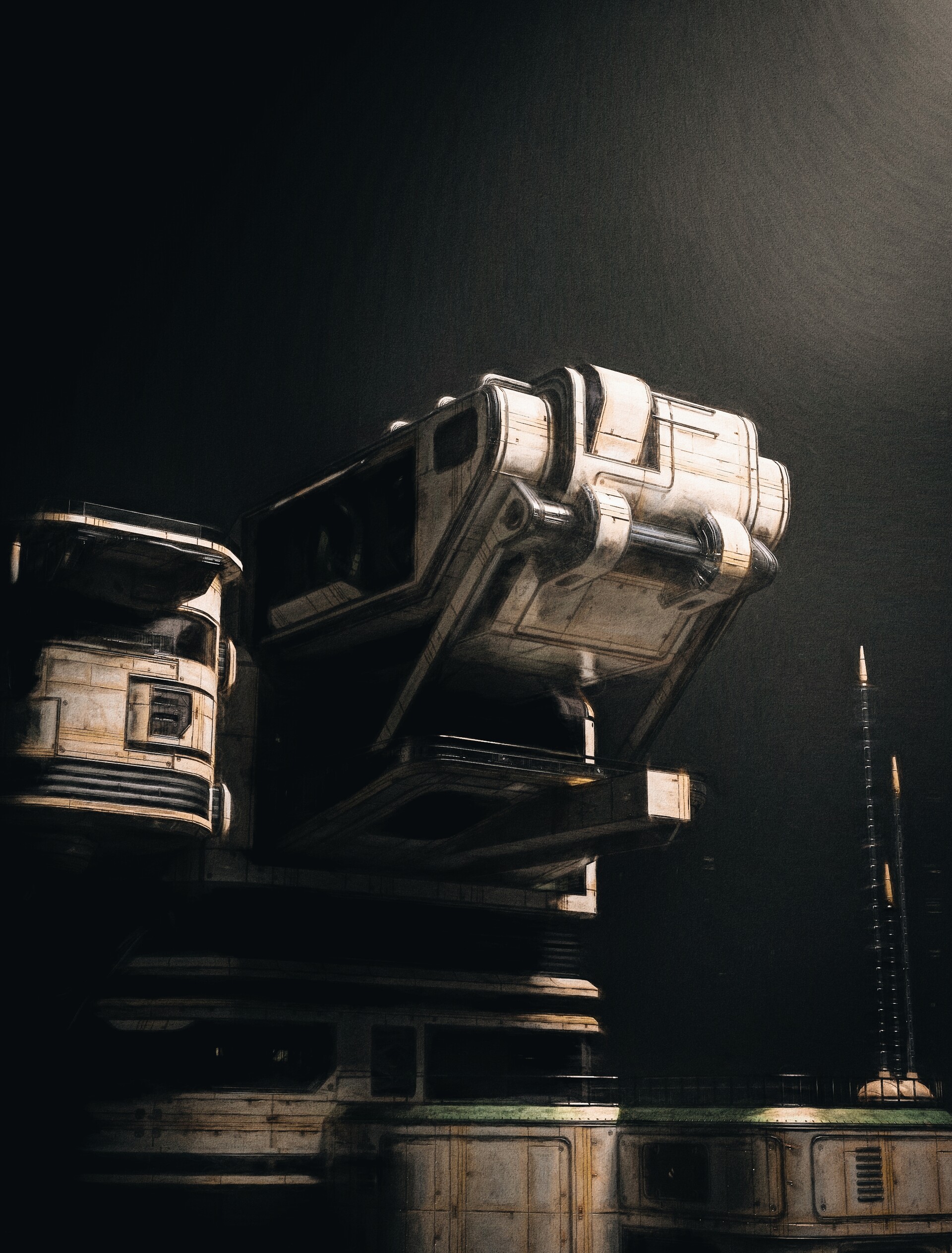 ArtStation - a brief study into abandoned facilities