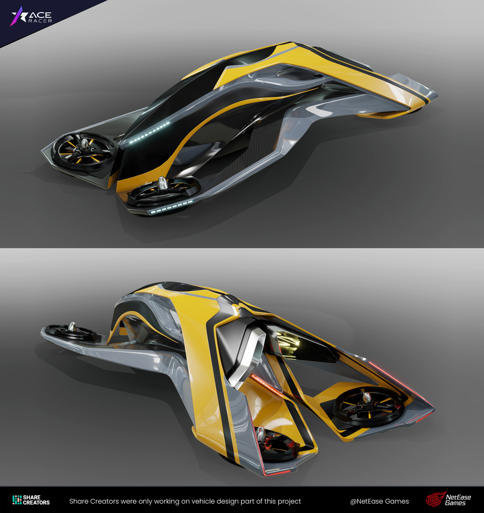 ArtStation - 【 Share Creators 】 Vehicle Design for Ace Racer | NetEase ...