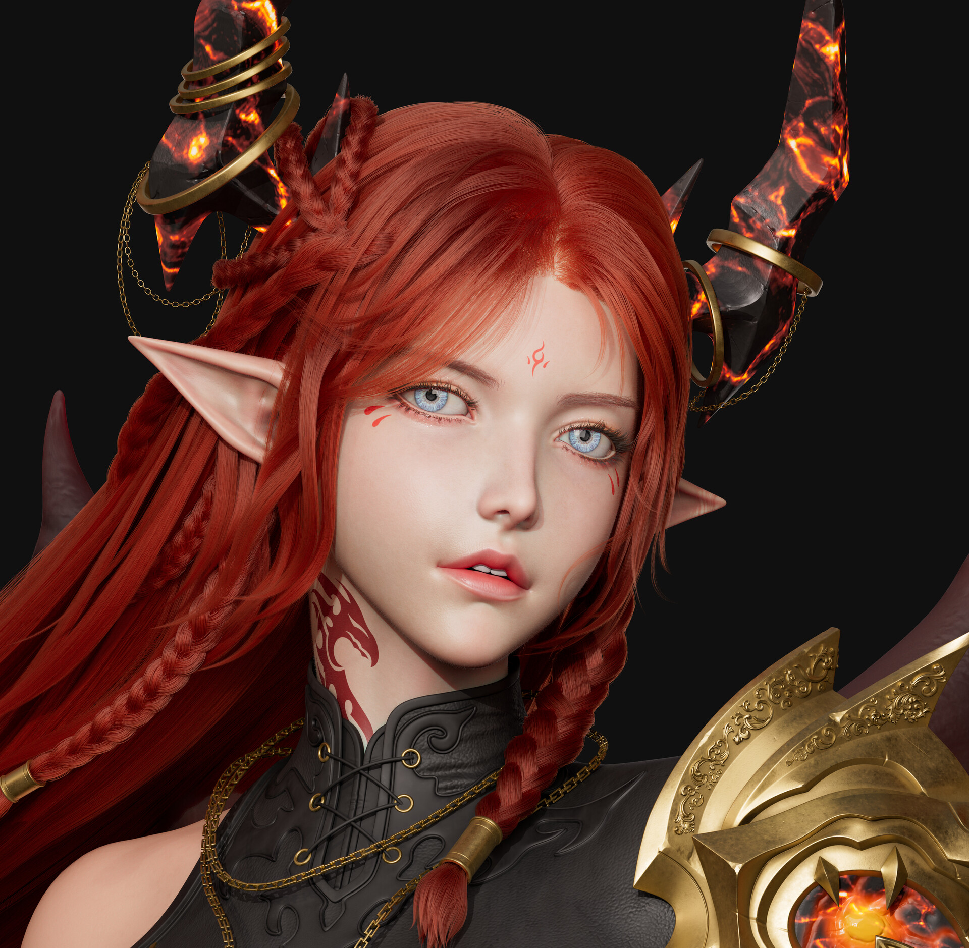 伊卡CG - 周同学作品