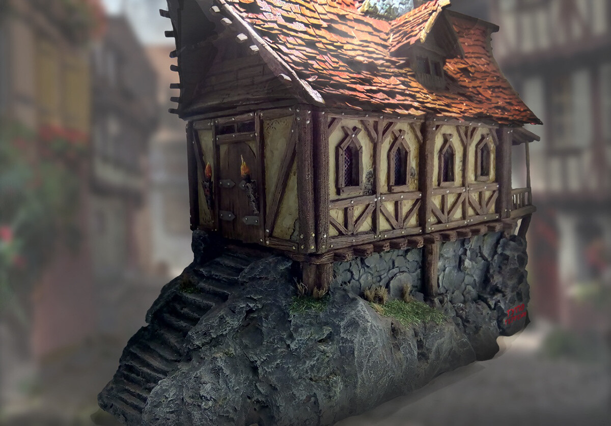 ArtStation - TTRPG: Merchant's Big House (3 playable floors)