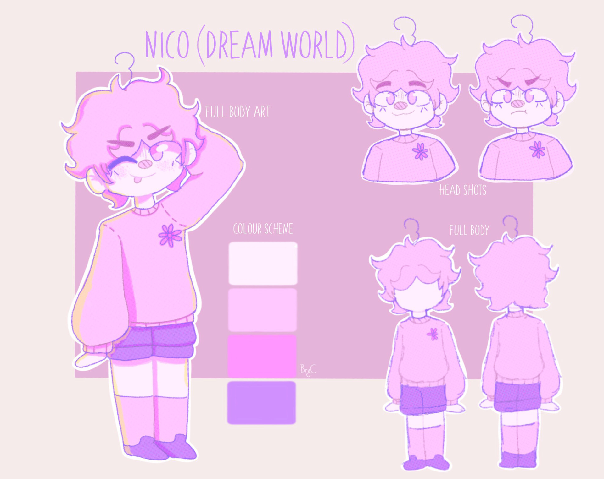 ArtStation - College FMP character design - Nico