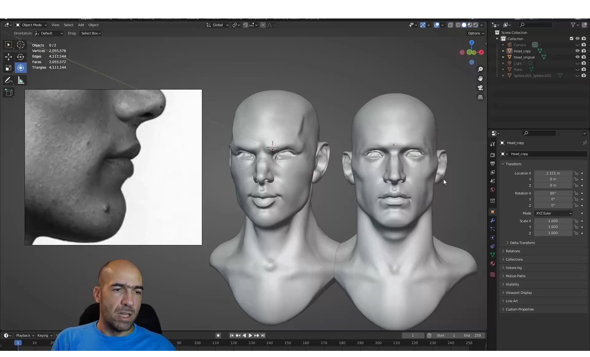 😃Nikolay Naydenov😃 - Head anatomy and sculpting exercises course