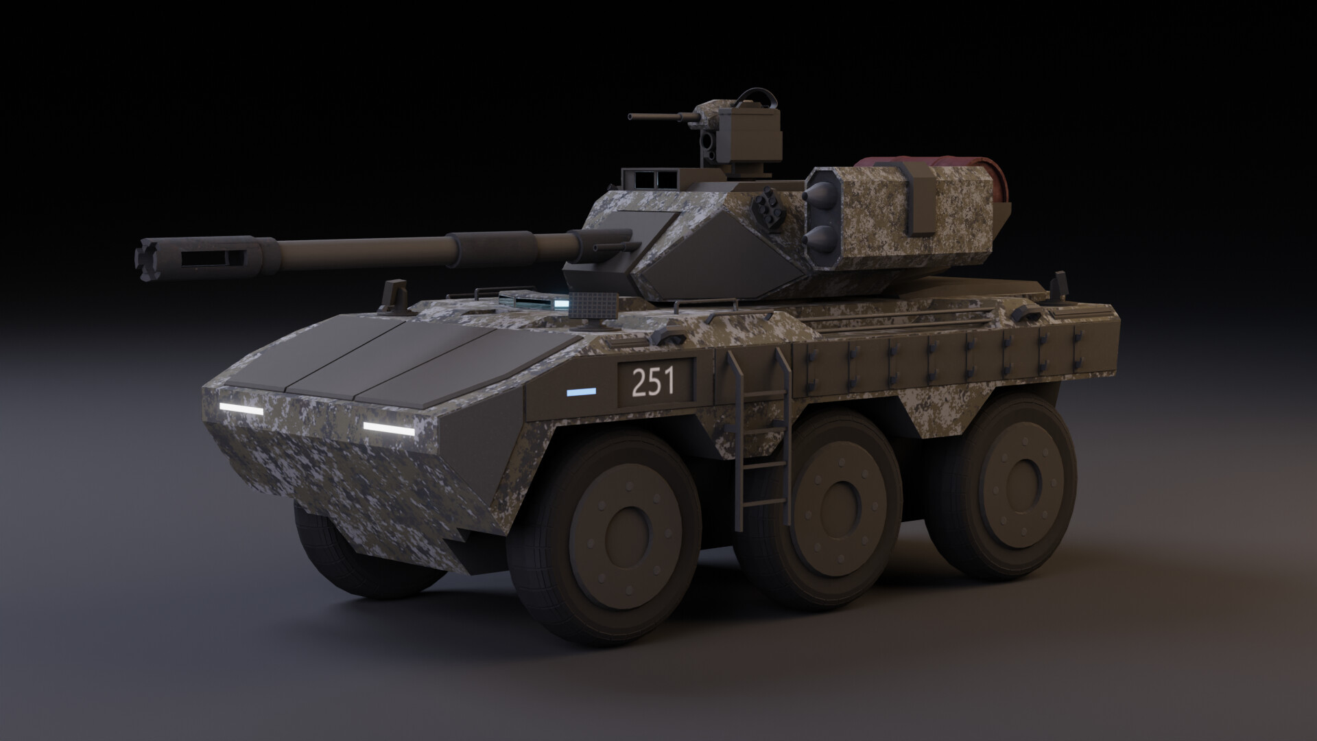 Futuristic Light Tank