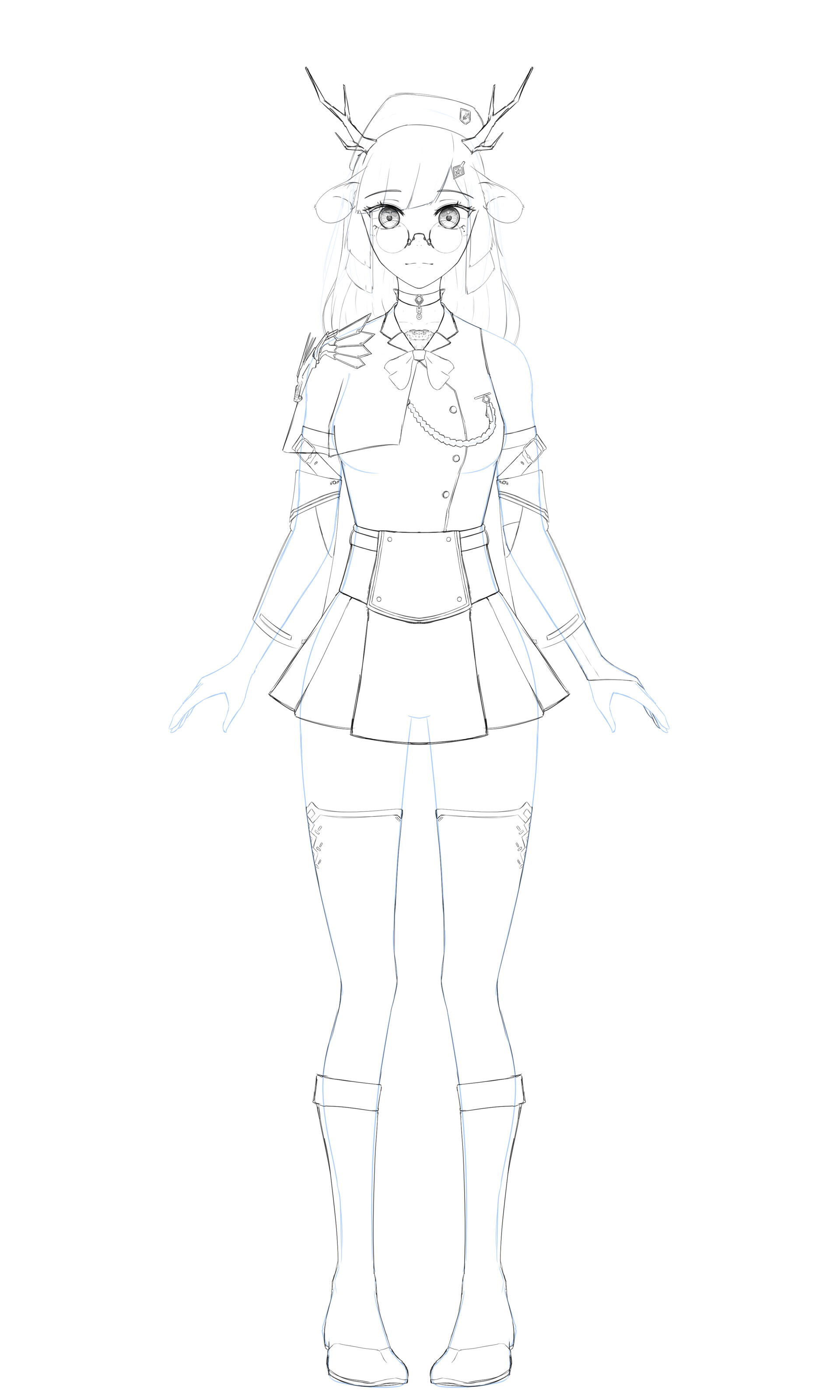 ArtStation - Vtuber - Deer (WIP)