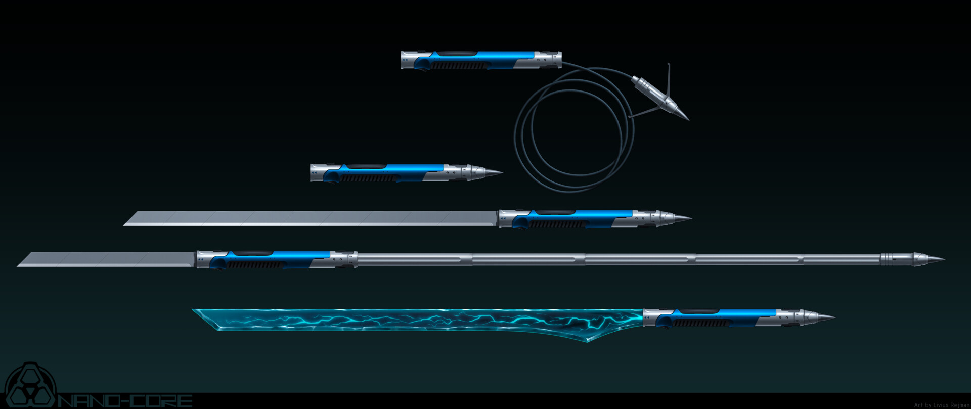 ArtStation - Futuristic Multipurpose Sword