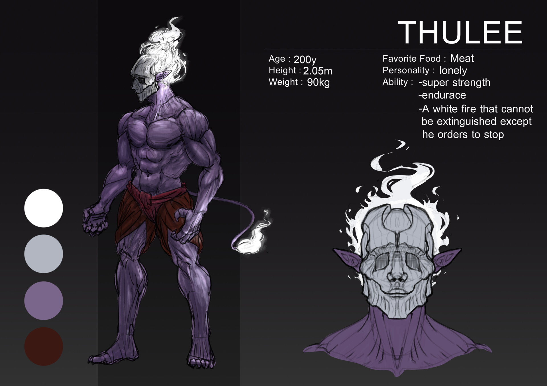 ArtStation - ' Tulee ' the white flame