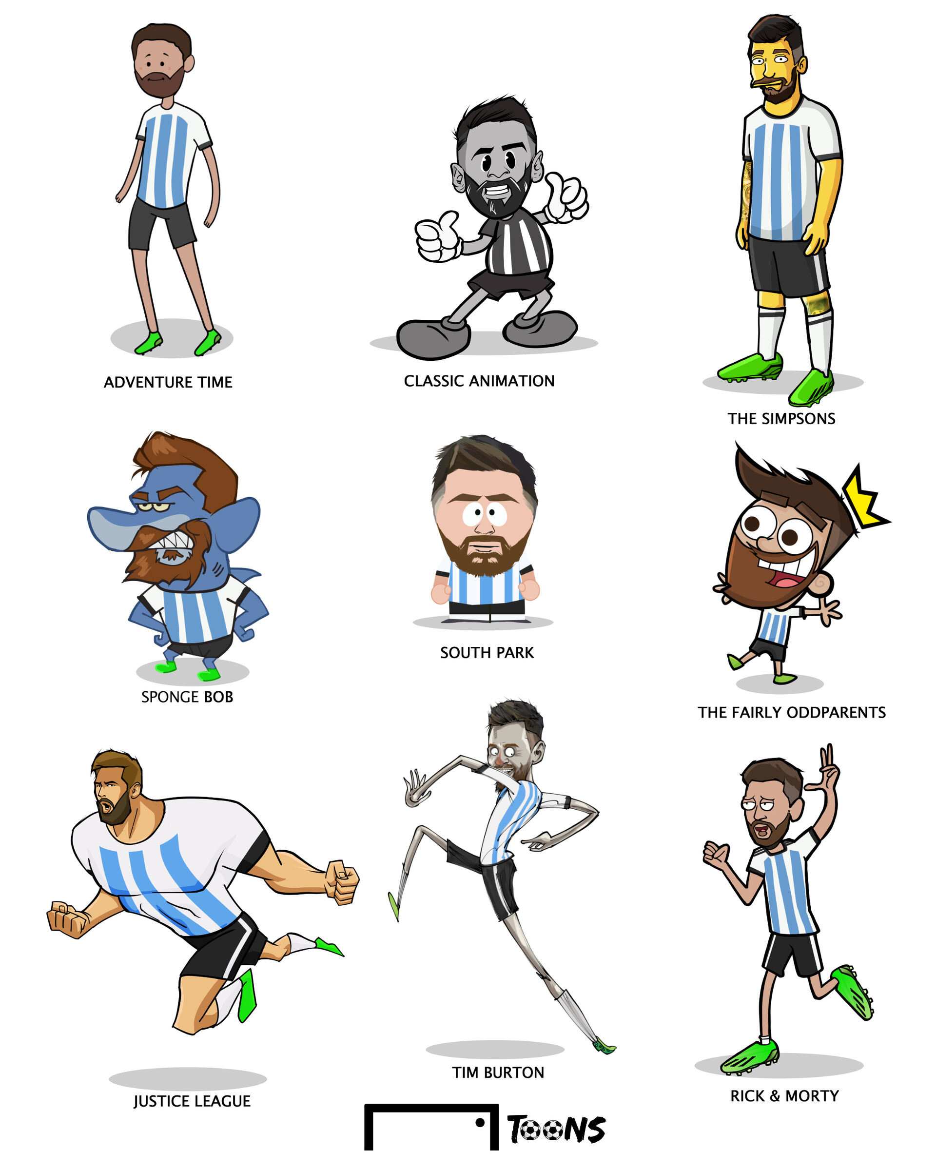 ArtStation - Messi Goaltoons