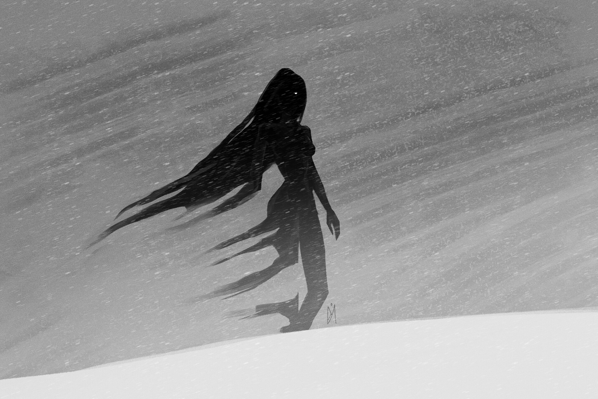 ArtStation - the shadow in the blizzard