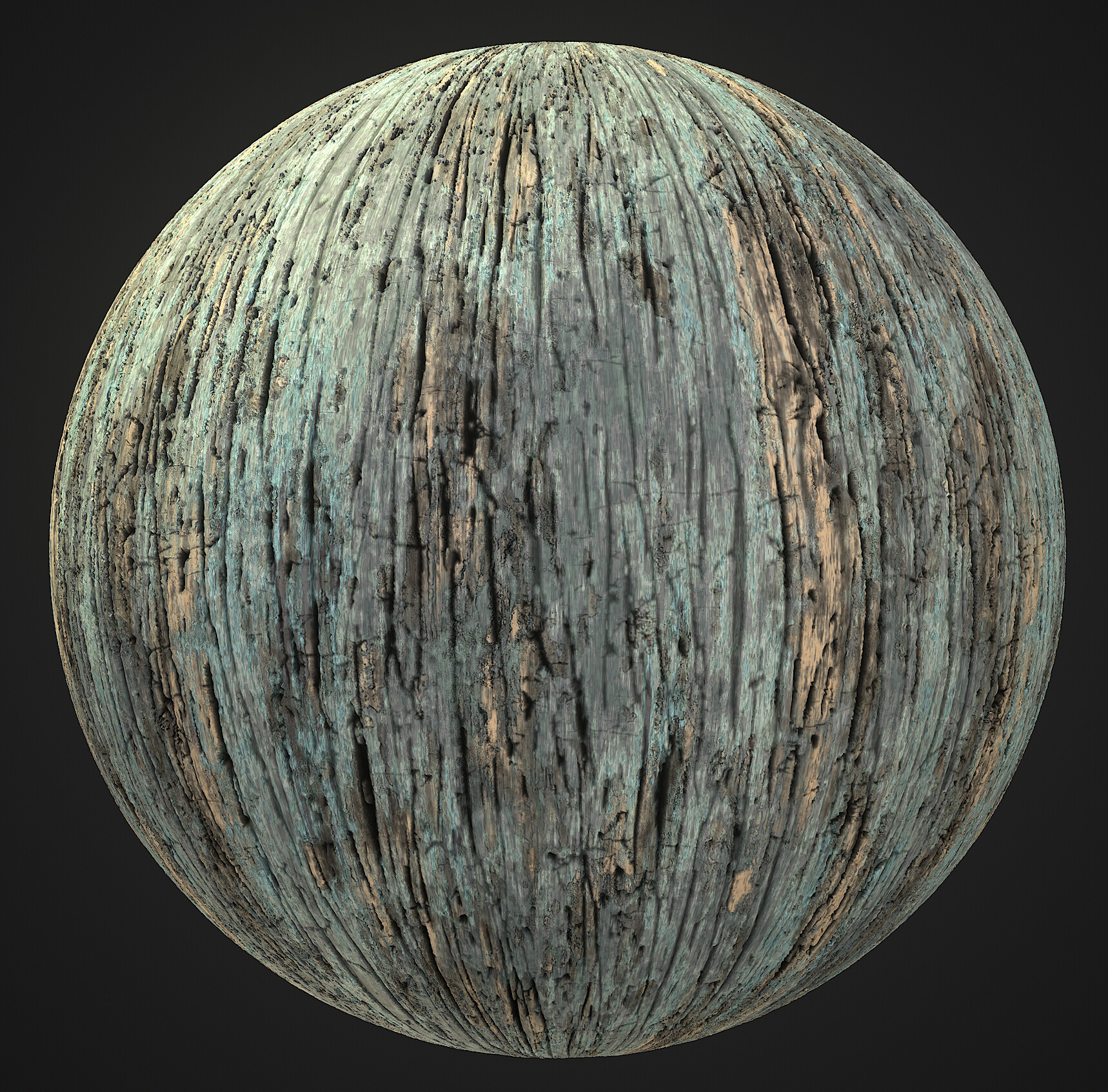 ArtStation - Peeling Paint Material