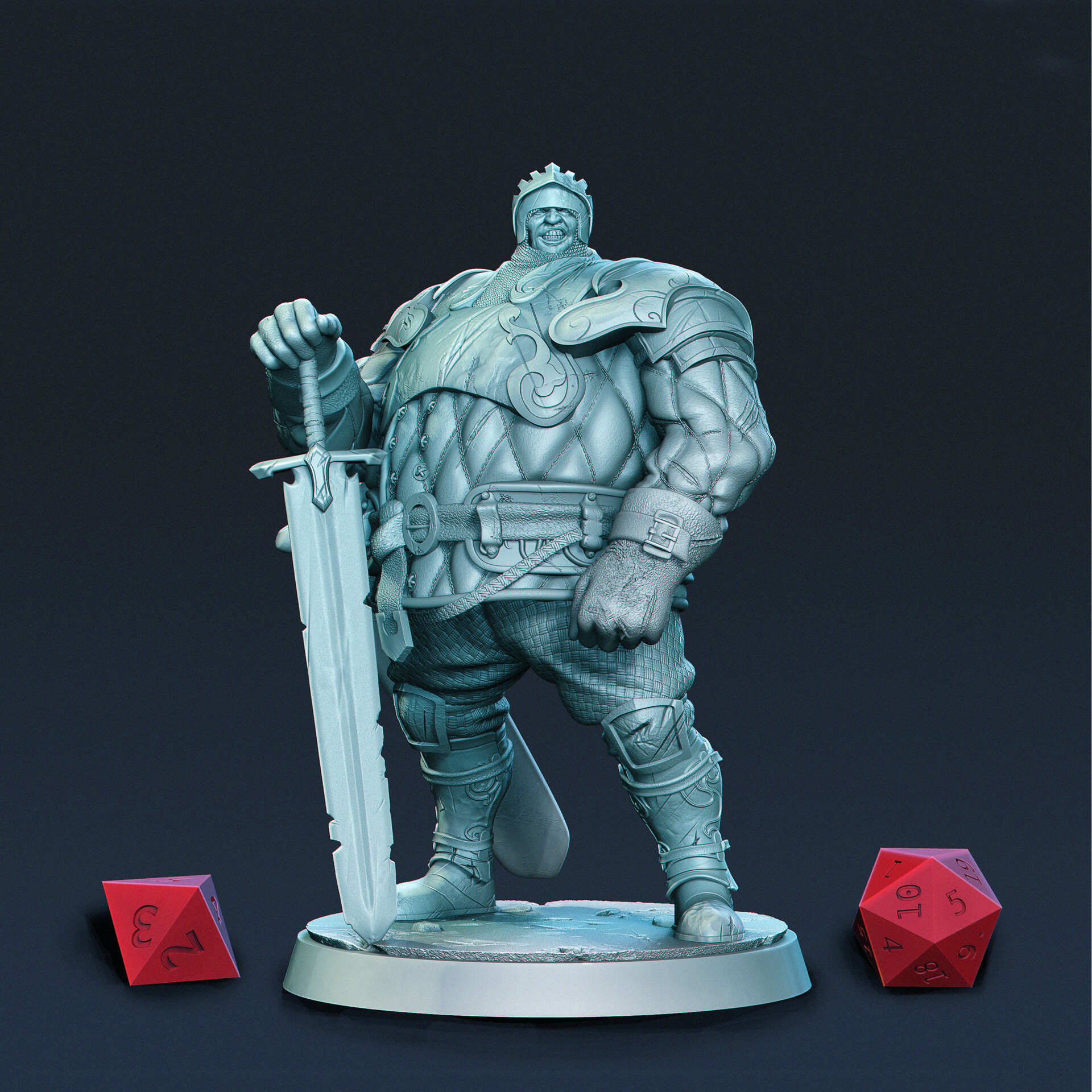 ArtStation - Knight miniature.