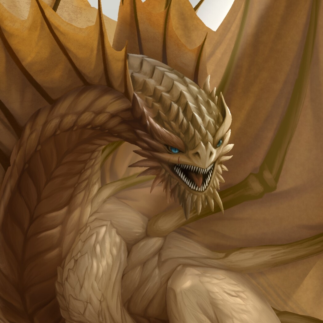 ArtStation - Desert Dragon
