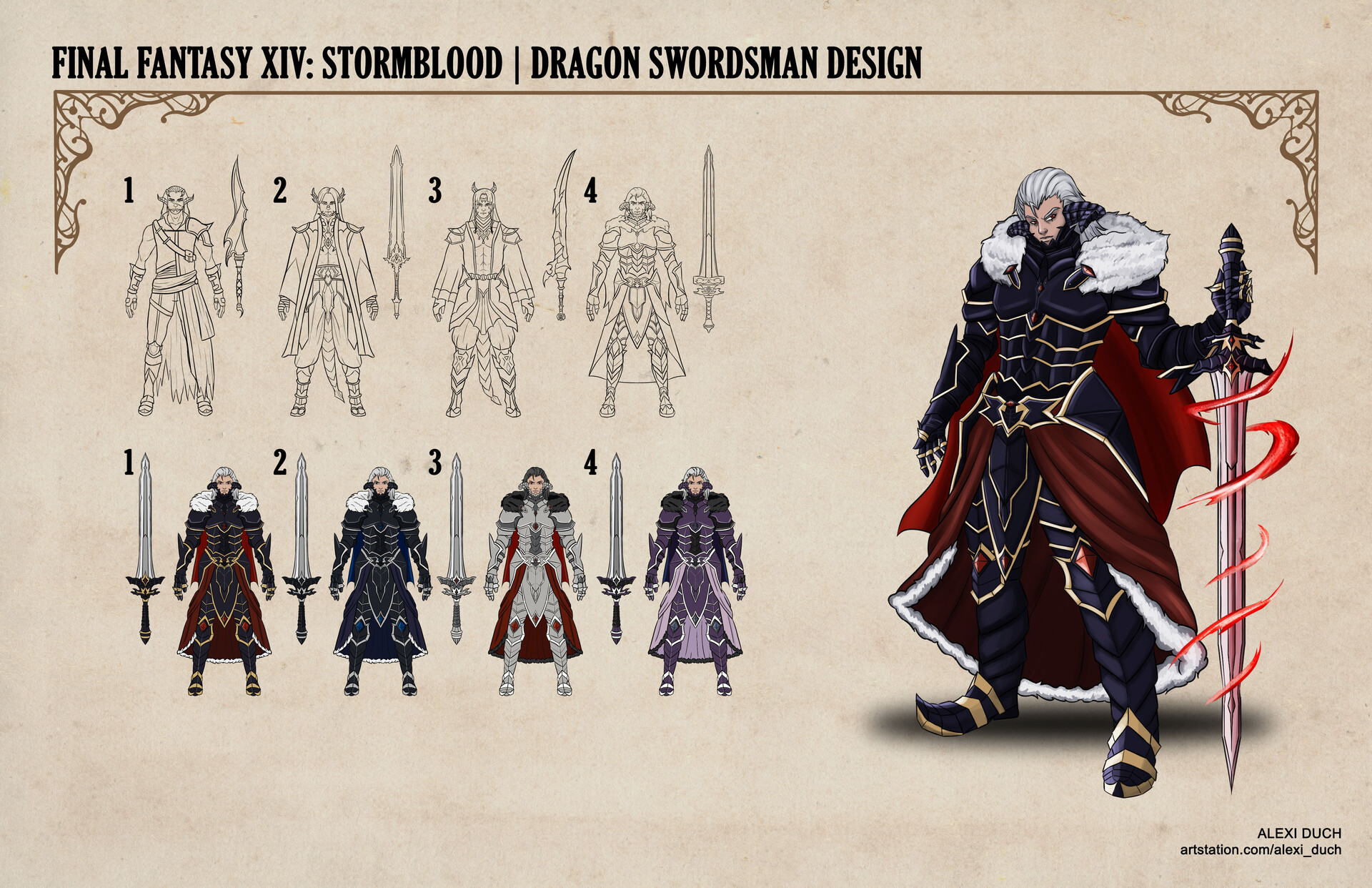 Alexi Duch - Final Fantasy XIV IP - Concept Design