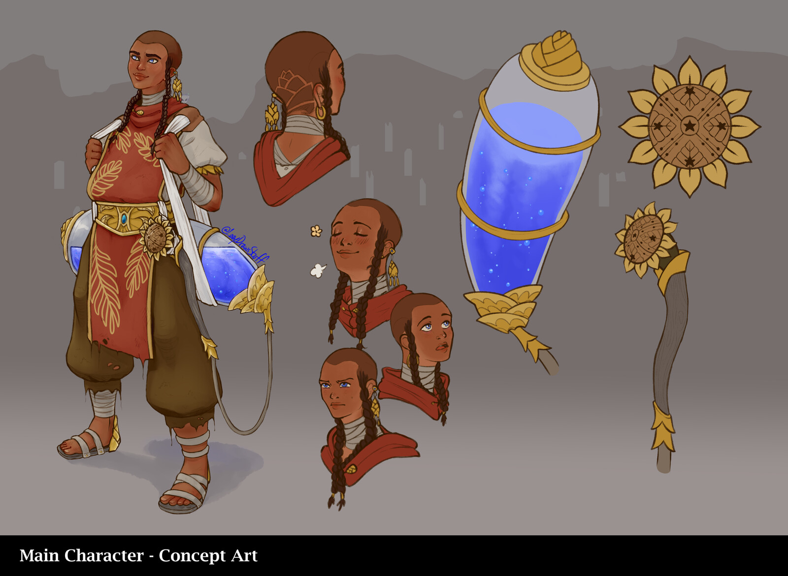 Laura Bibby - Character Concept Art - Main Character