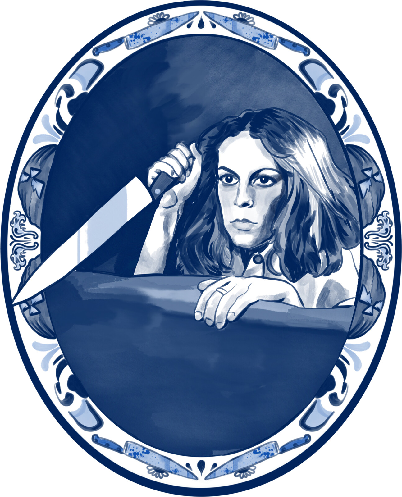 Elly ZK - Delftware Final Girls Collector Plates