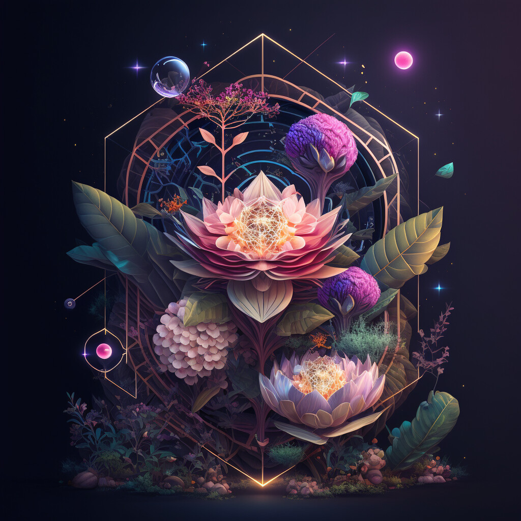 ArtStation - flower geometry