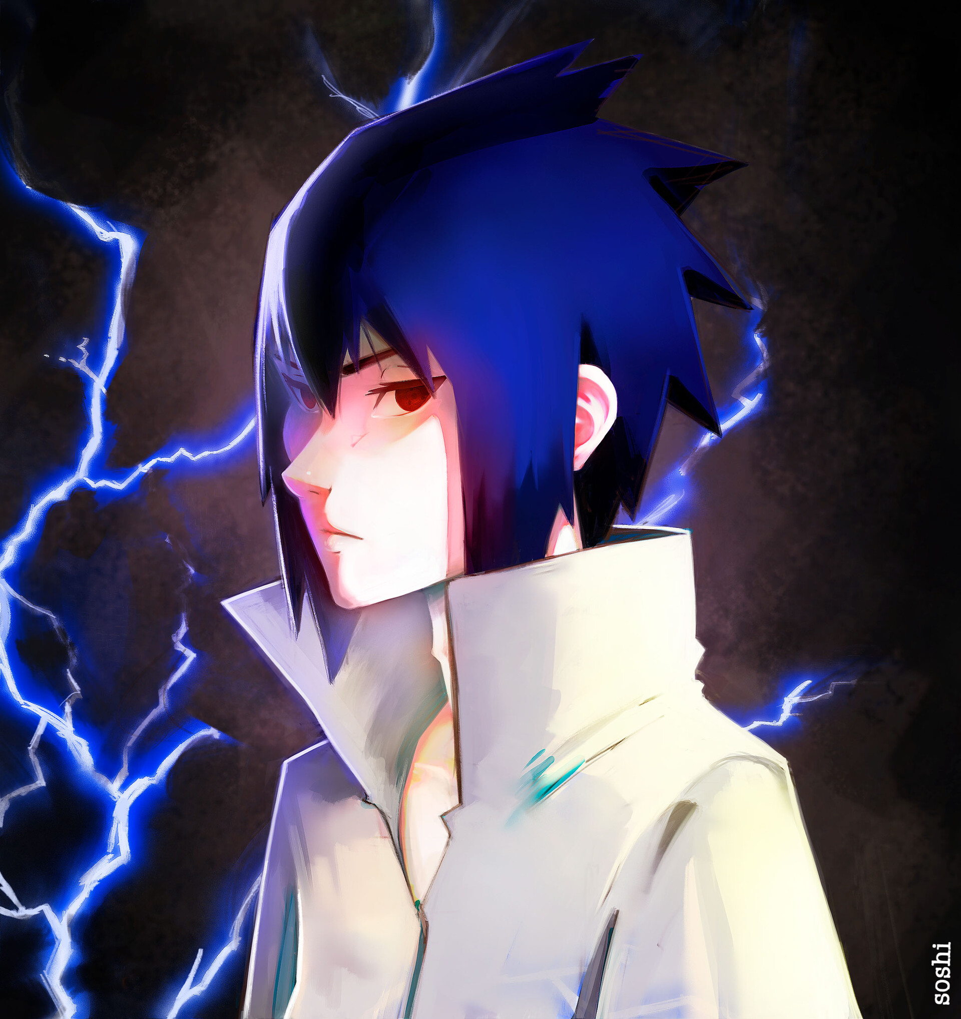 ArtStation - Sasuke Uchiha Portrait