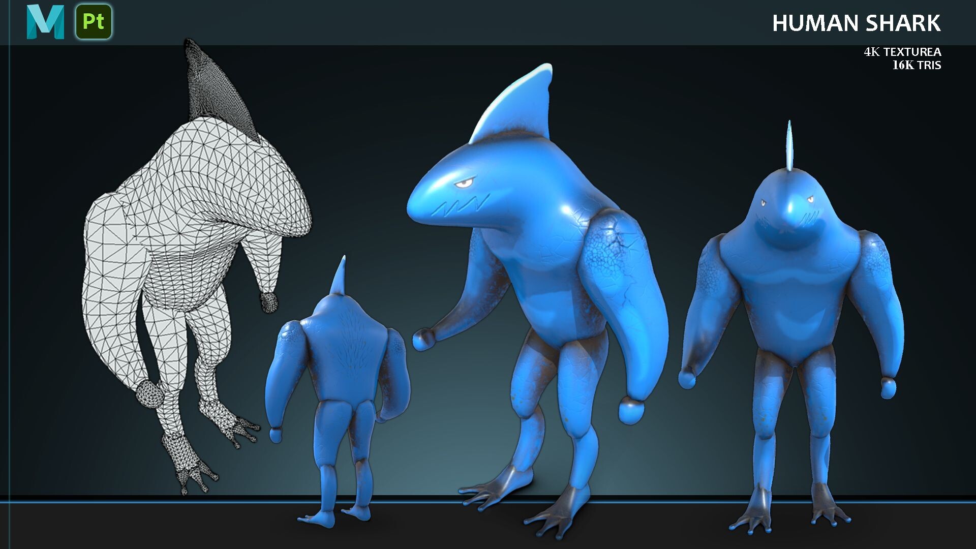 ArtStation - Human Shark By Ahmed Suoamra