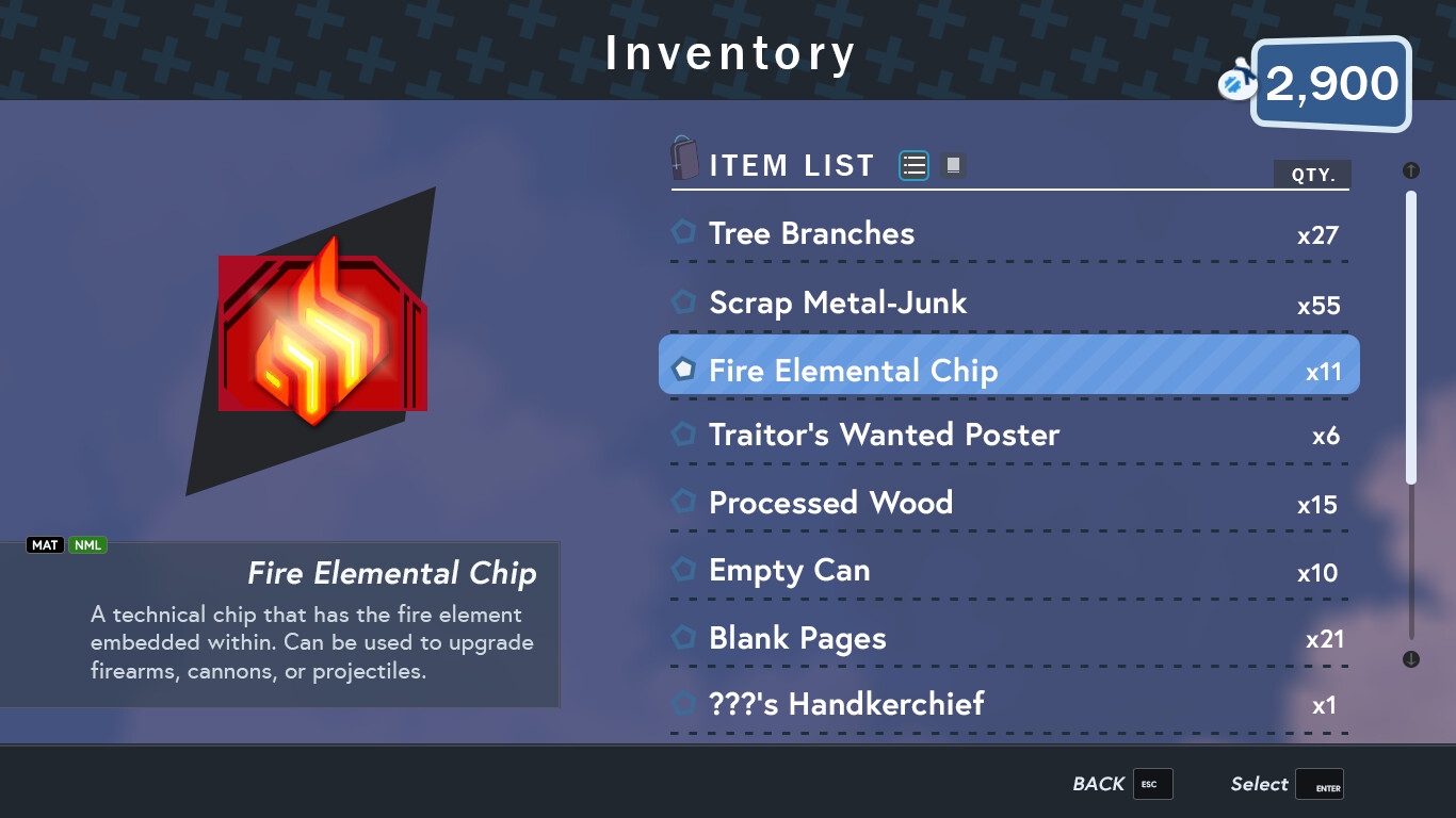 ArtStation - Personal UI Inventory Project