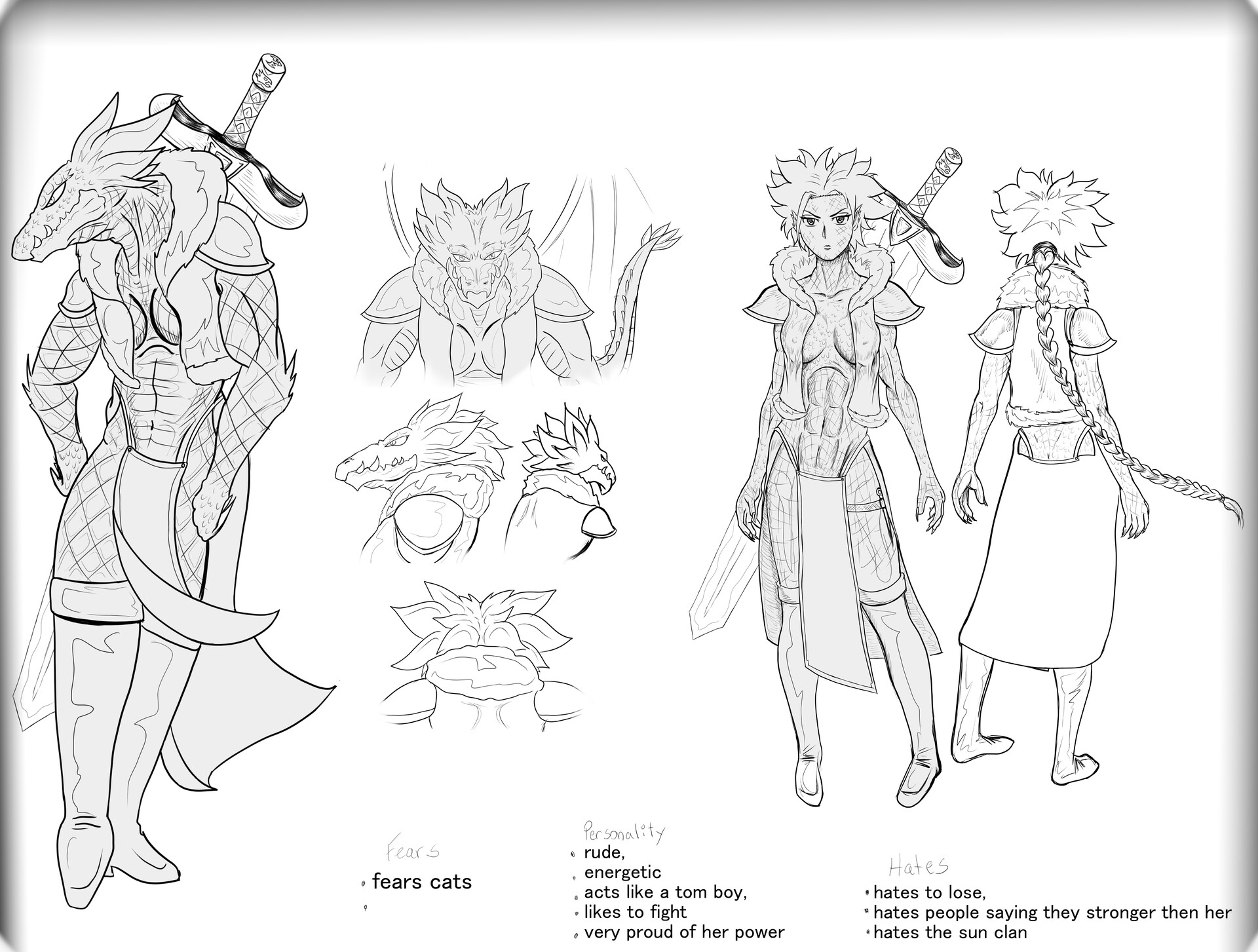 ArtStation - Dragon lady 01- concept art