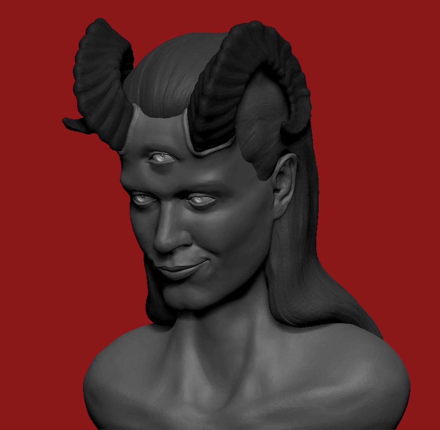 ArtStation - Succubus (Female Head Study)