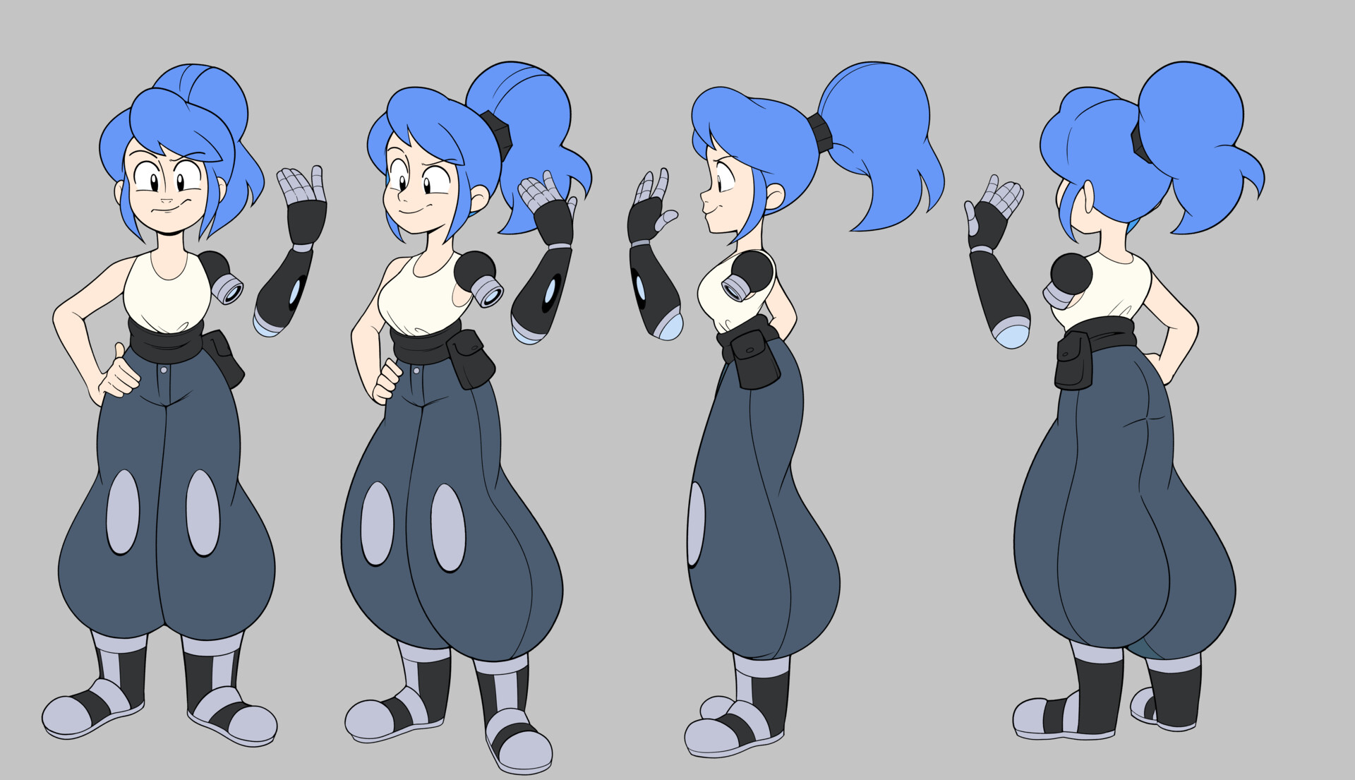 ArtStation - Kit Mineko Model Sheet