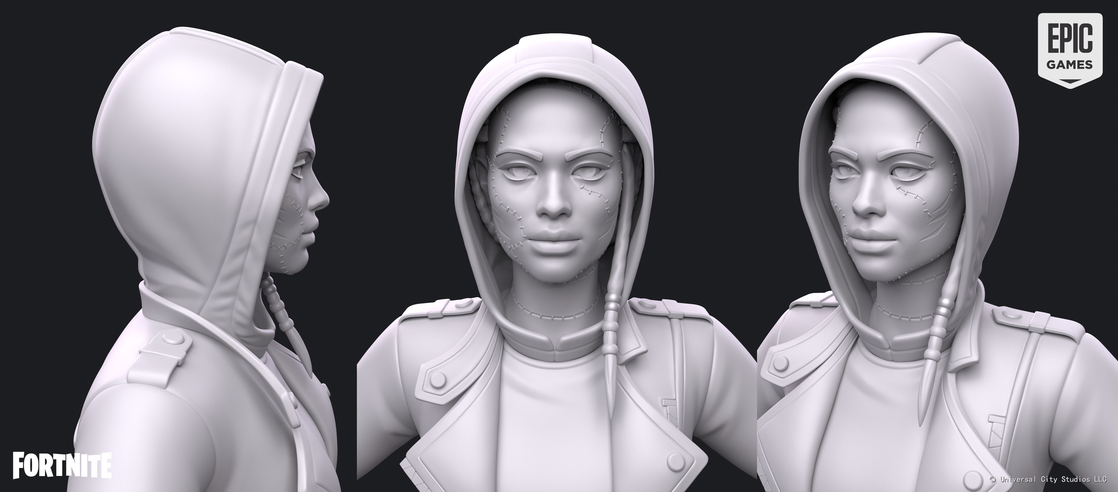 YuehaoWang - Fortnite Frankenstein's Bride Skin Chapter 2 season 8 2021 ...