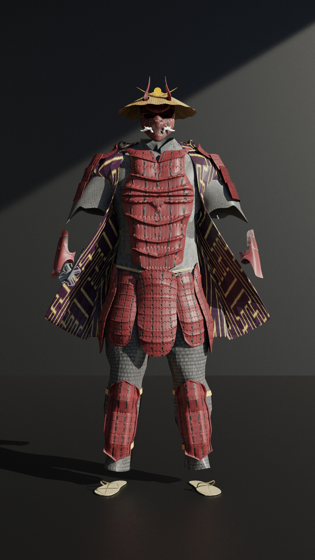 ArtStation - Samurai_3D_Model (Work in process)