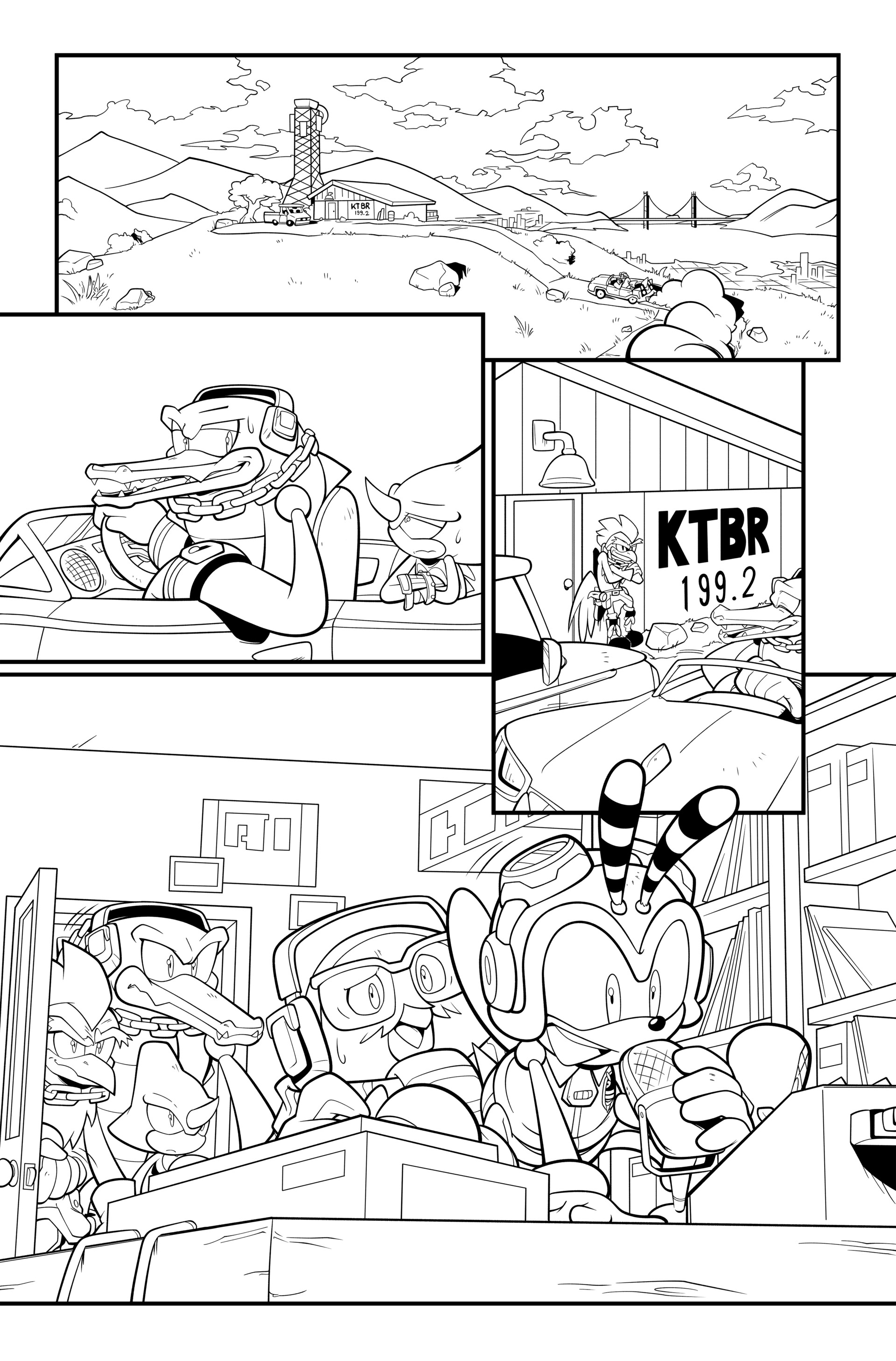 free sonic colouring pictures