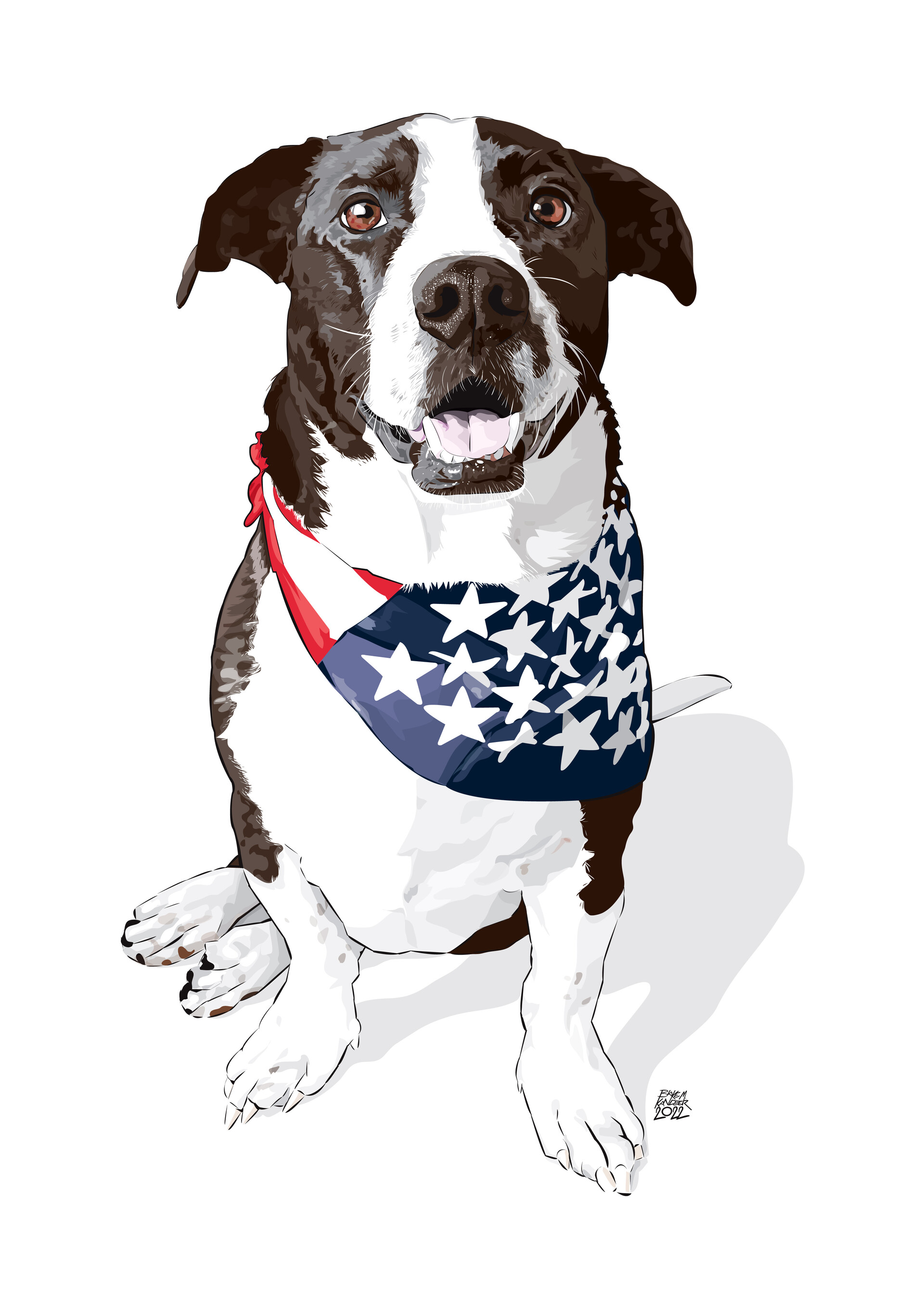 ArtStation - PET PORTRAIT - “CAPTAIN”