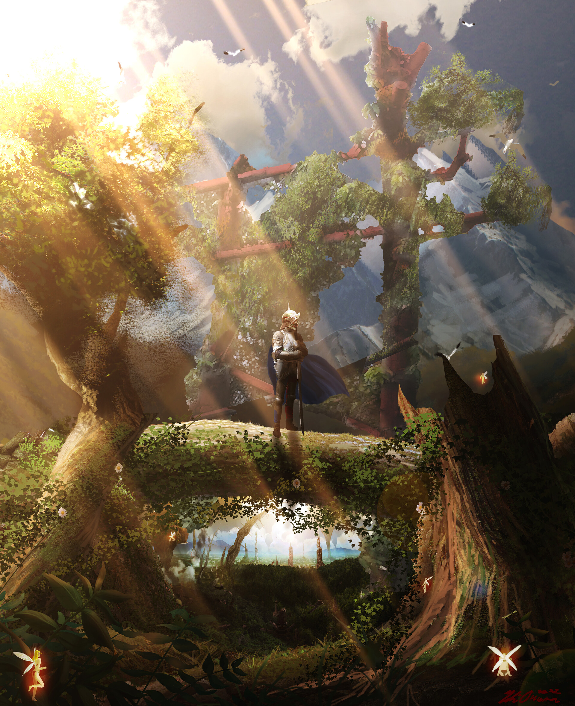 ArtStation - Sacred signpost